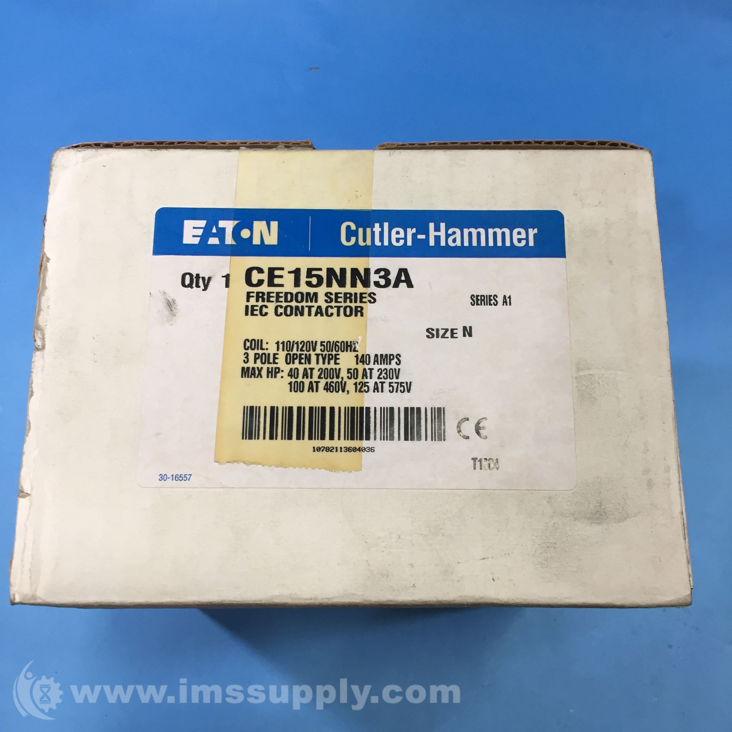 Cutler Hammer CE15NN3A Series A1 Contactor, 3-P N/O - IMS Supply