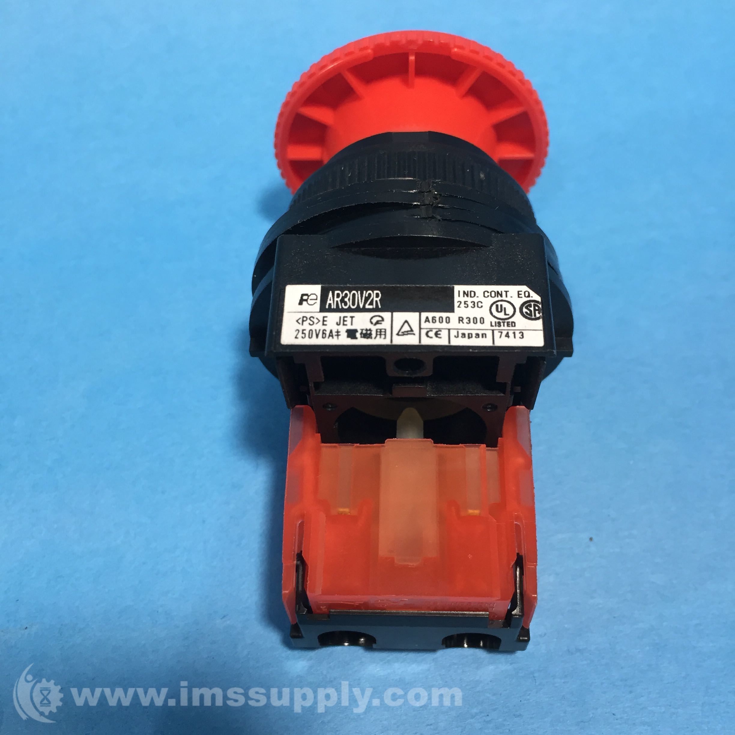 Fuji Electric AR30V2R Emergency Stop Push Button - IMS Supply