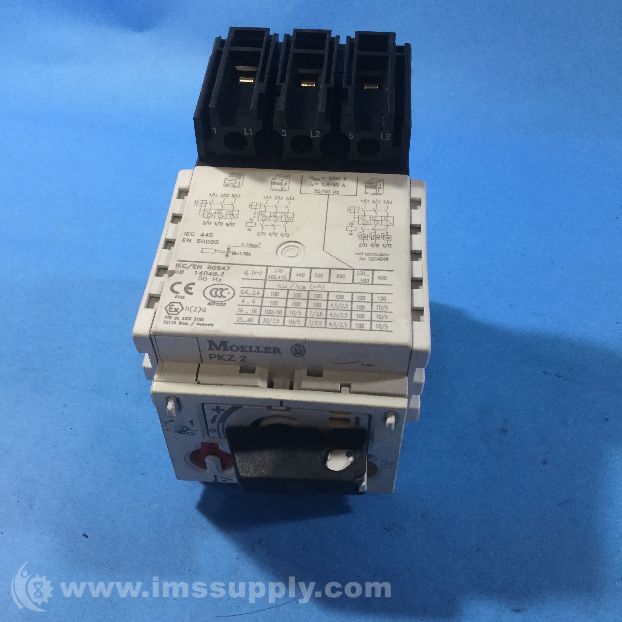 Moeller Electric PKZ2/ZM-10 Manual Motor Protector Basic Module - IMS ...