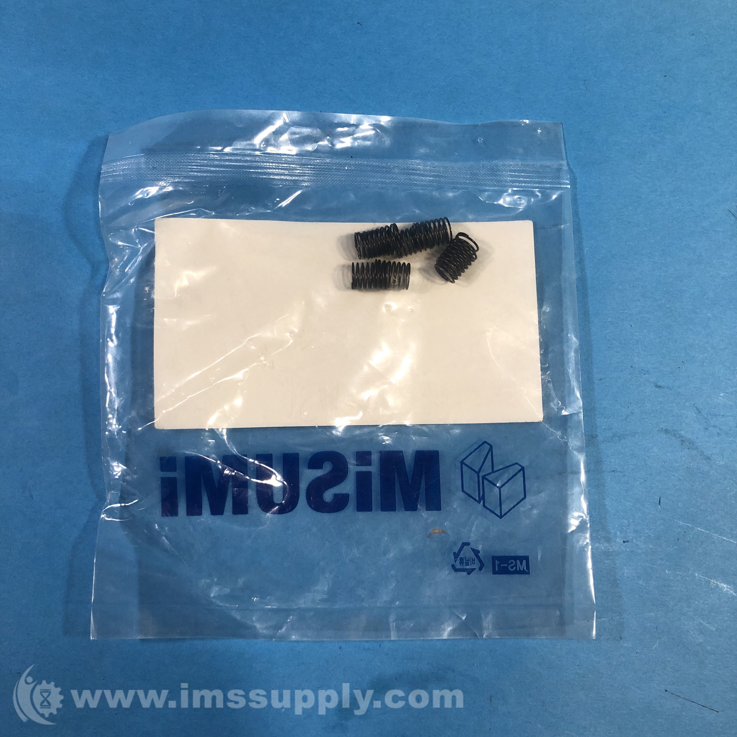 Misumi WF8-10 Bag of 8 Round Wire Coil Springs - IMS Supply