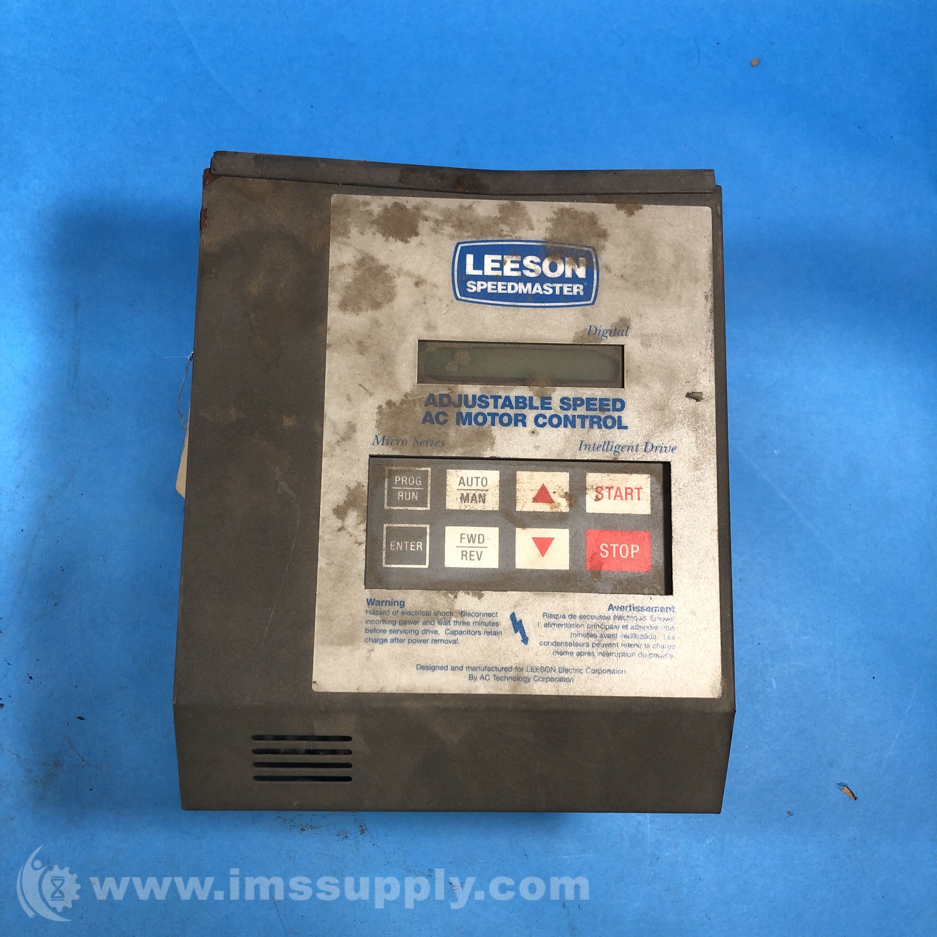 Leeson 174923 Adjustable Speed AC Motor Control - IMS Supply