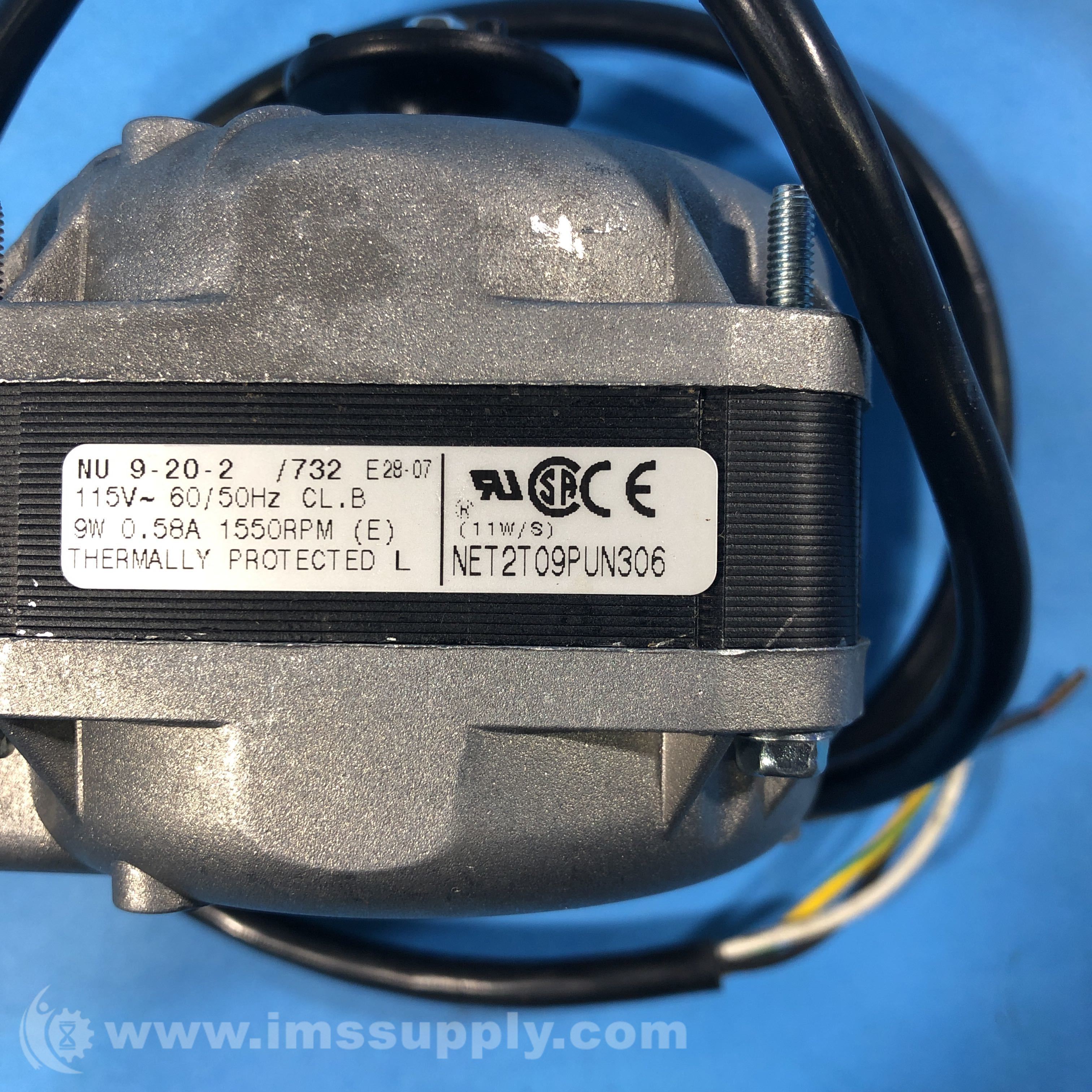 Elco Enterprises Inc NET2T09PUN306 Refrigeration Fan Motor Elco Enterprises Inc NET2T09PUN306 Refrigeration Fan Motor