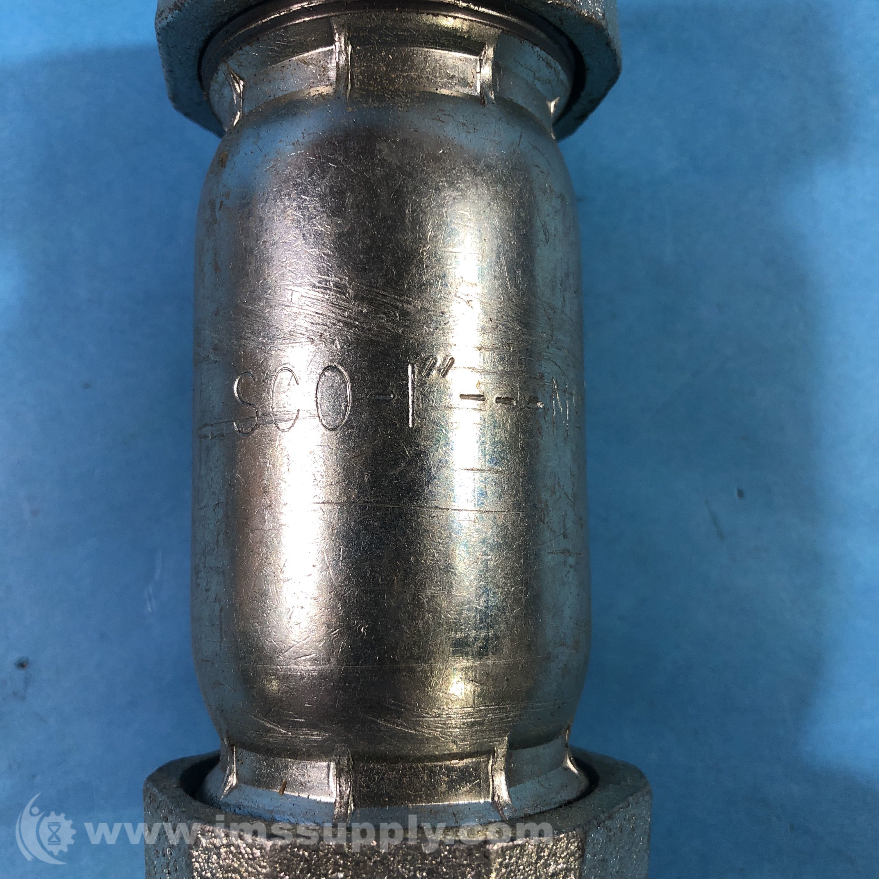 Telsco 702 1 Inch Steel Long Compression Coupling - IMS Supply