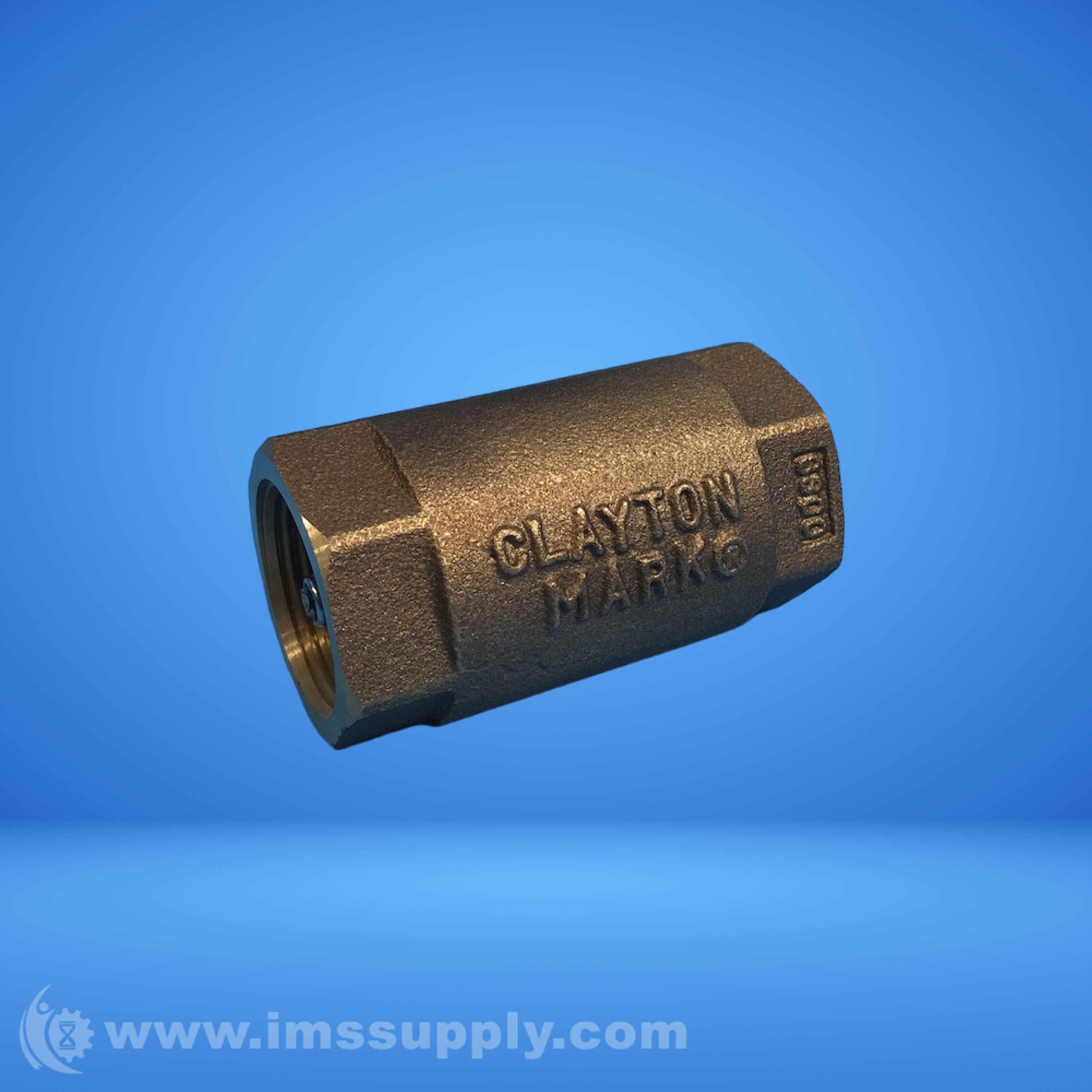 Clayton Mark 6300 Brass Check Valve 1 - IMS Supply