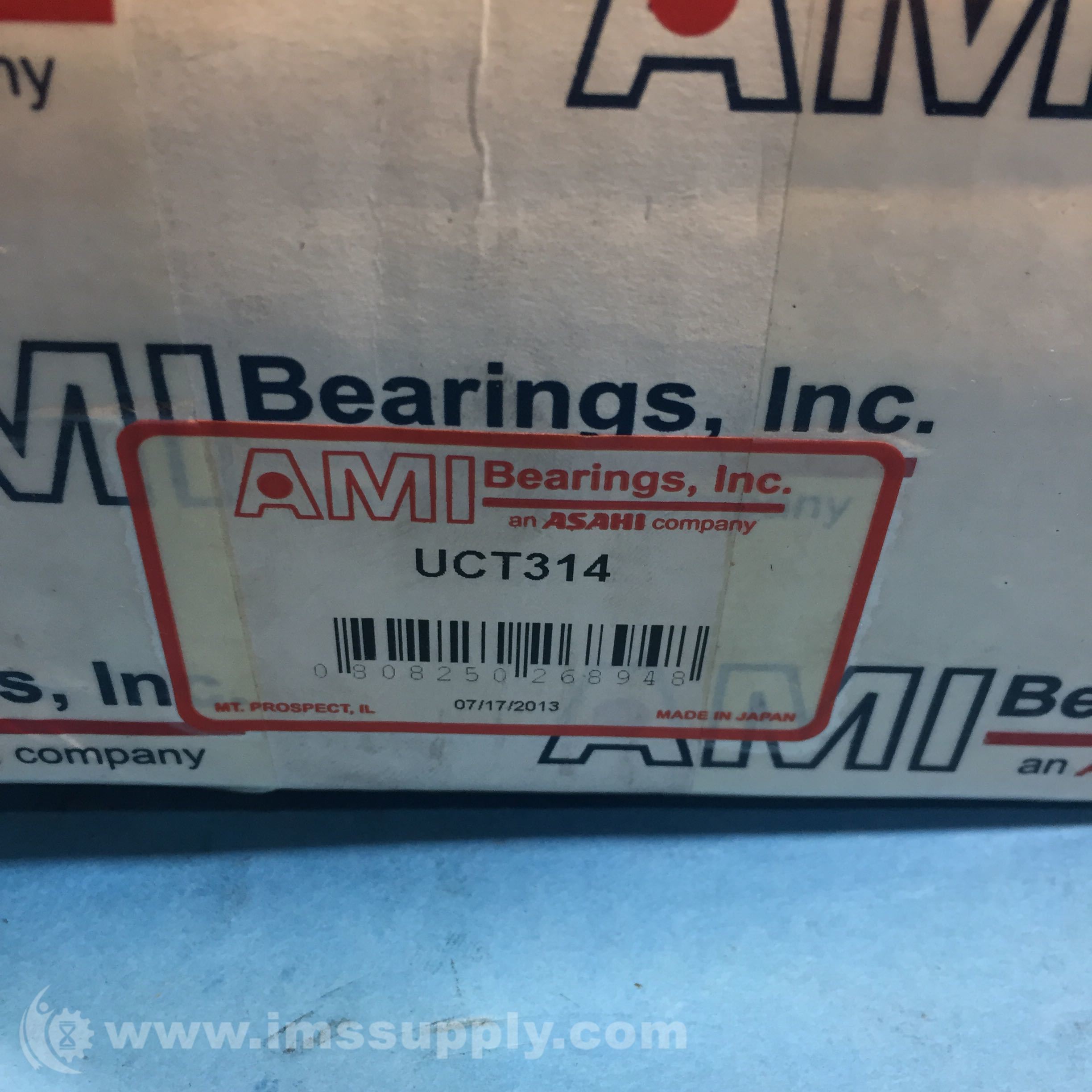 Ami Bearings UCT314 Set Screw Locking Take-Up Unit - IMS Supply