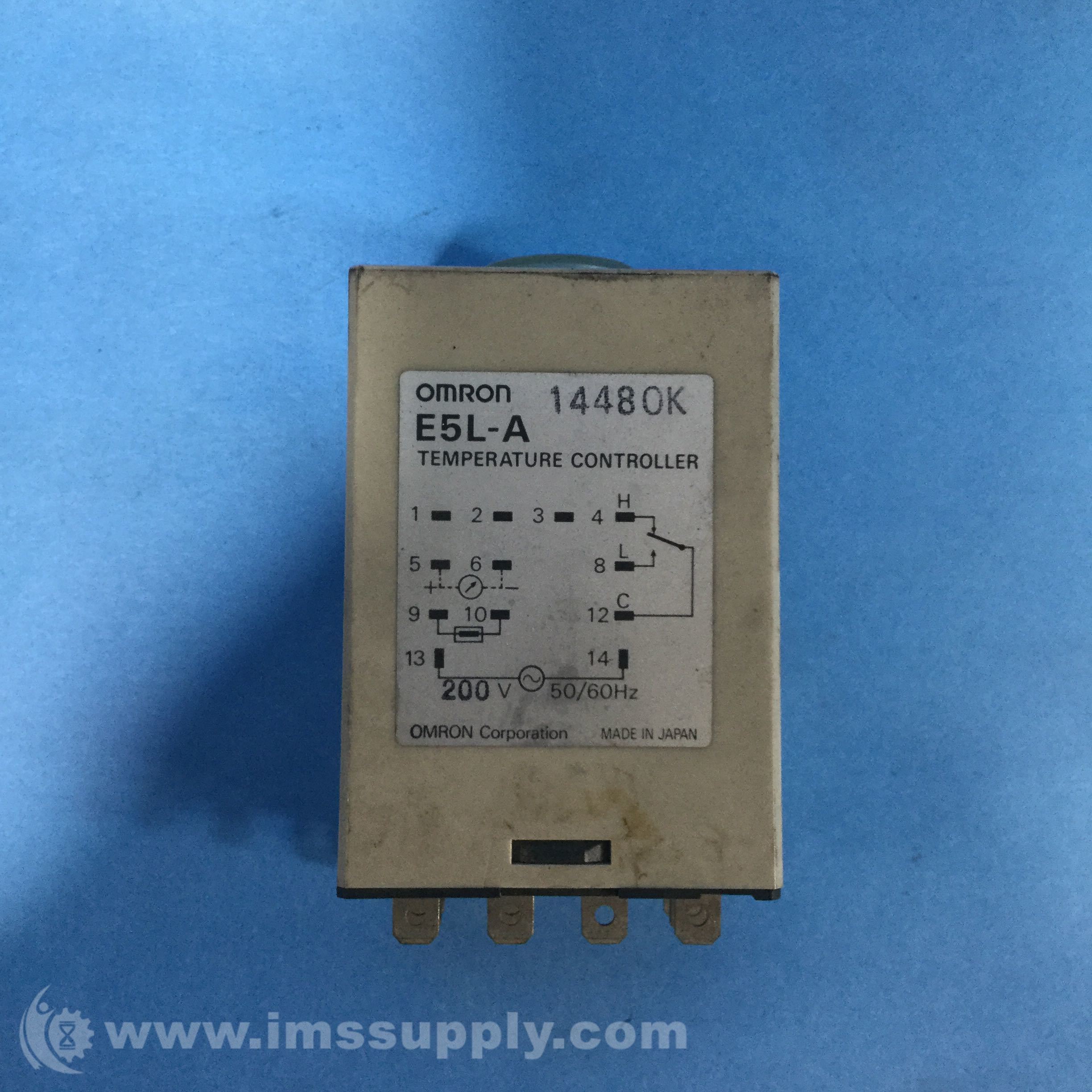 Omron E5L-A Temperature Controller - IMS Supply