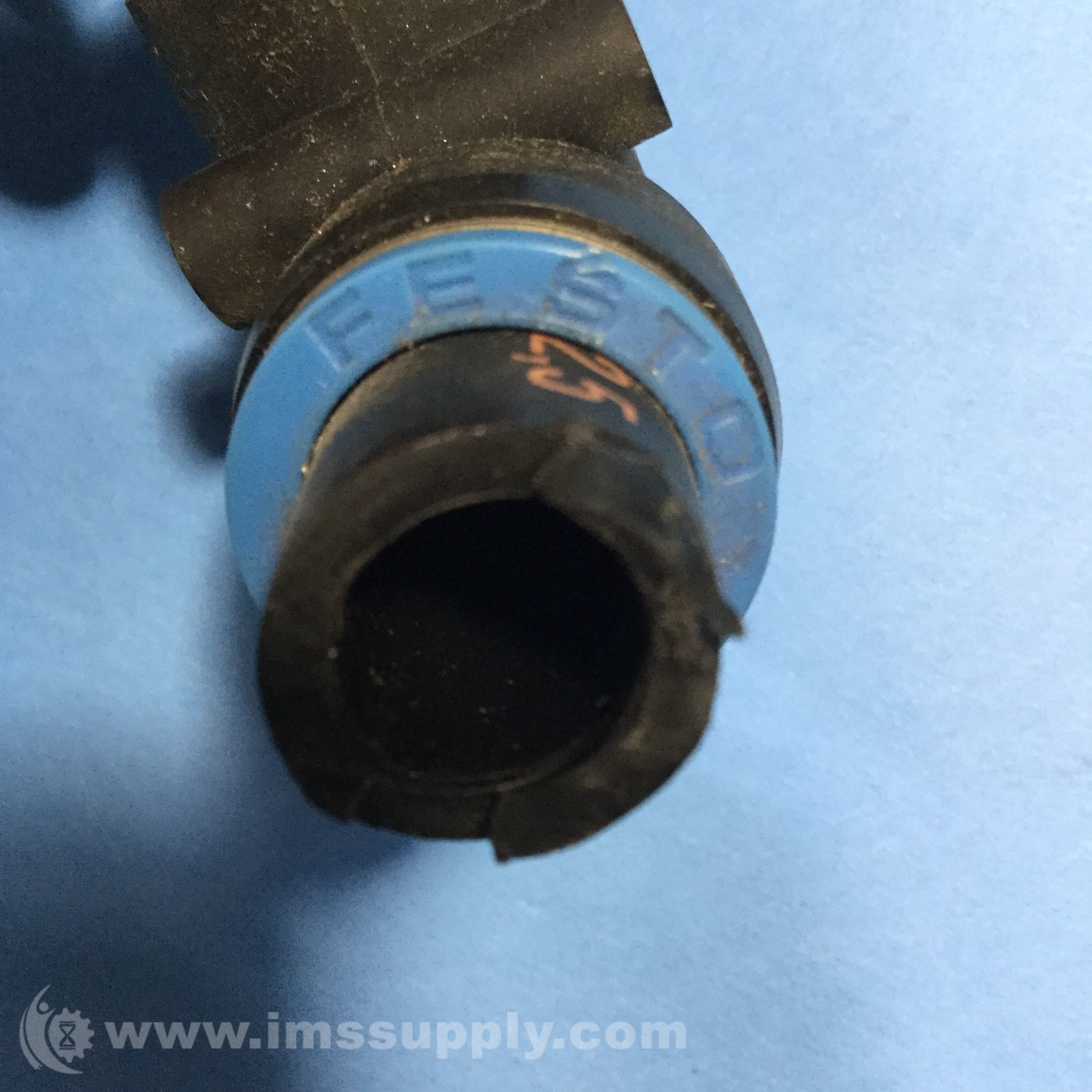 Festo 16 Push In L Connector, 90 Degree, 2 Port, 16mm OD Tube - IMS Supply