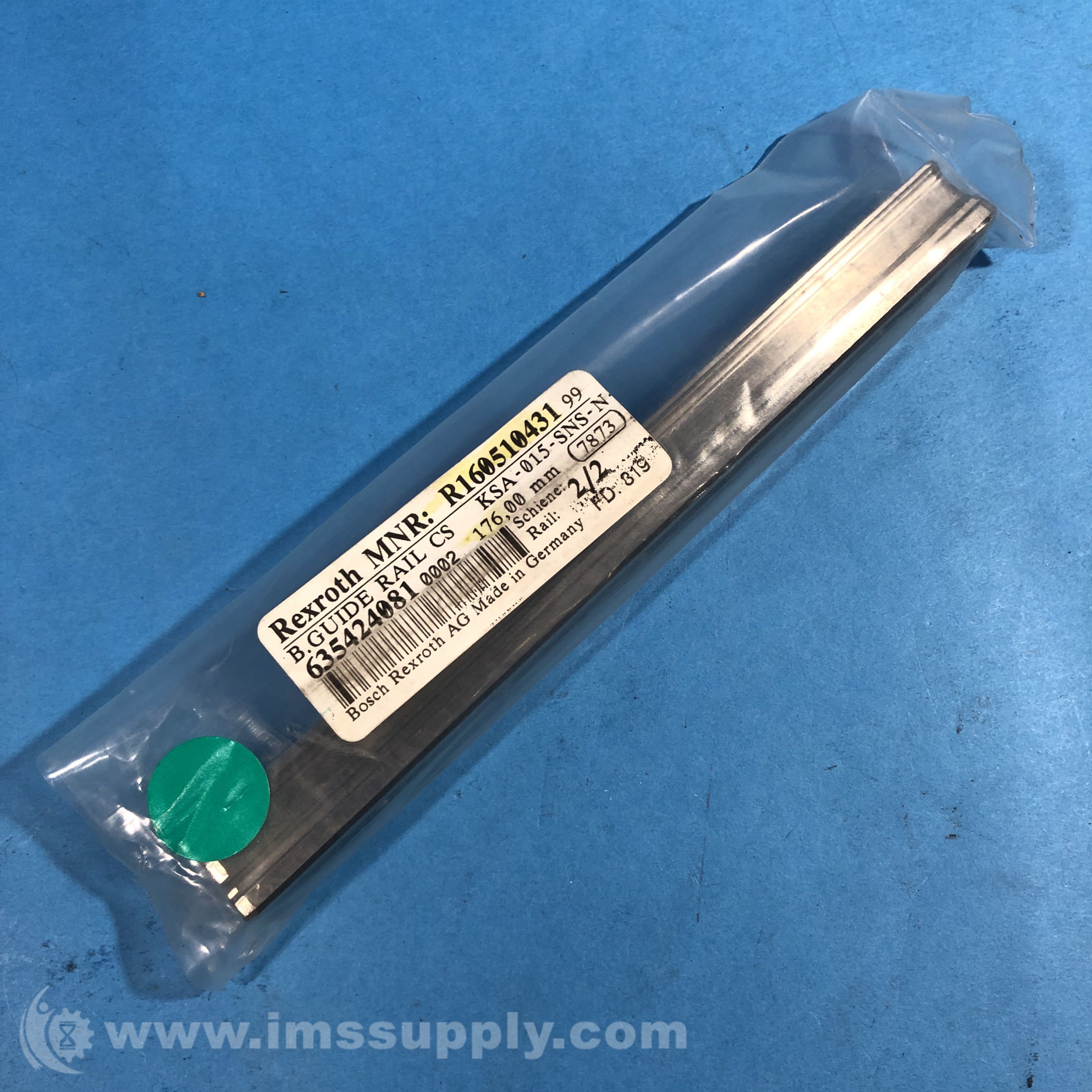 Bosch Rexroth R160510431 Linear Ball Guide Rail - IMS Supply