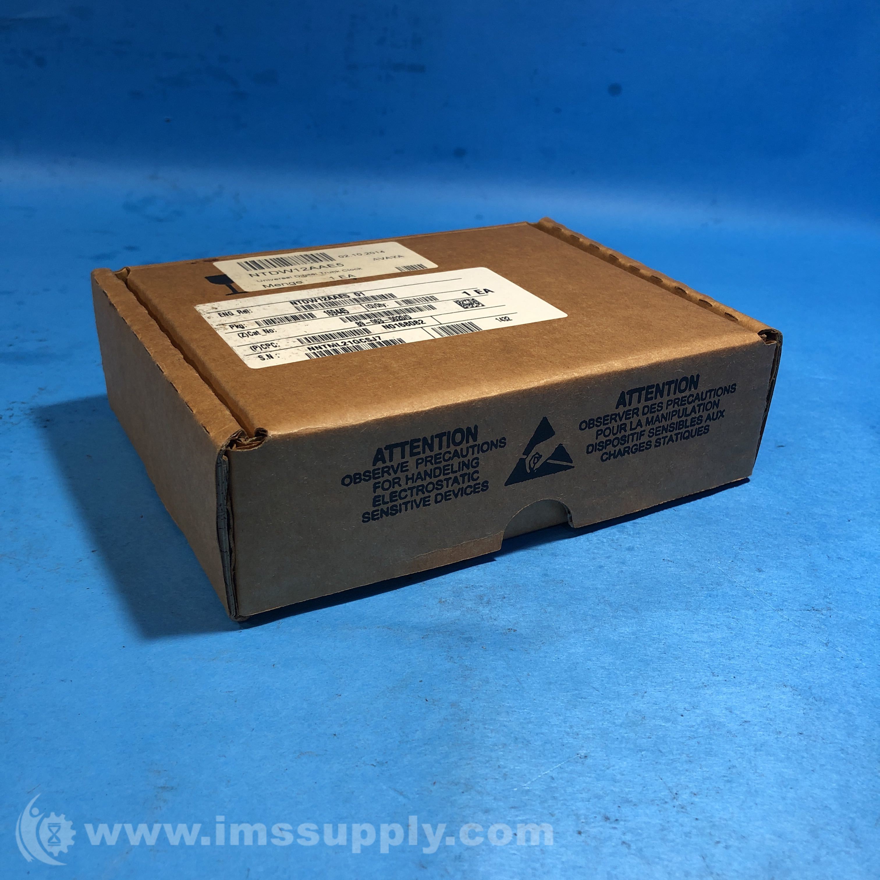 Avaya NTDW12AAE5 01 Universal Digital Trunk Clock - IMS Supply