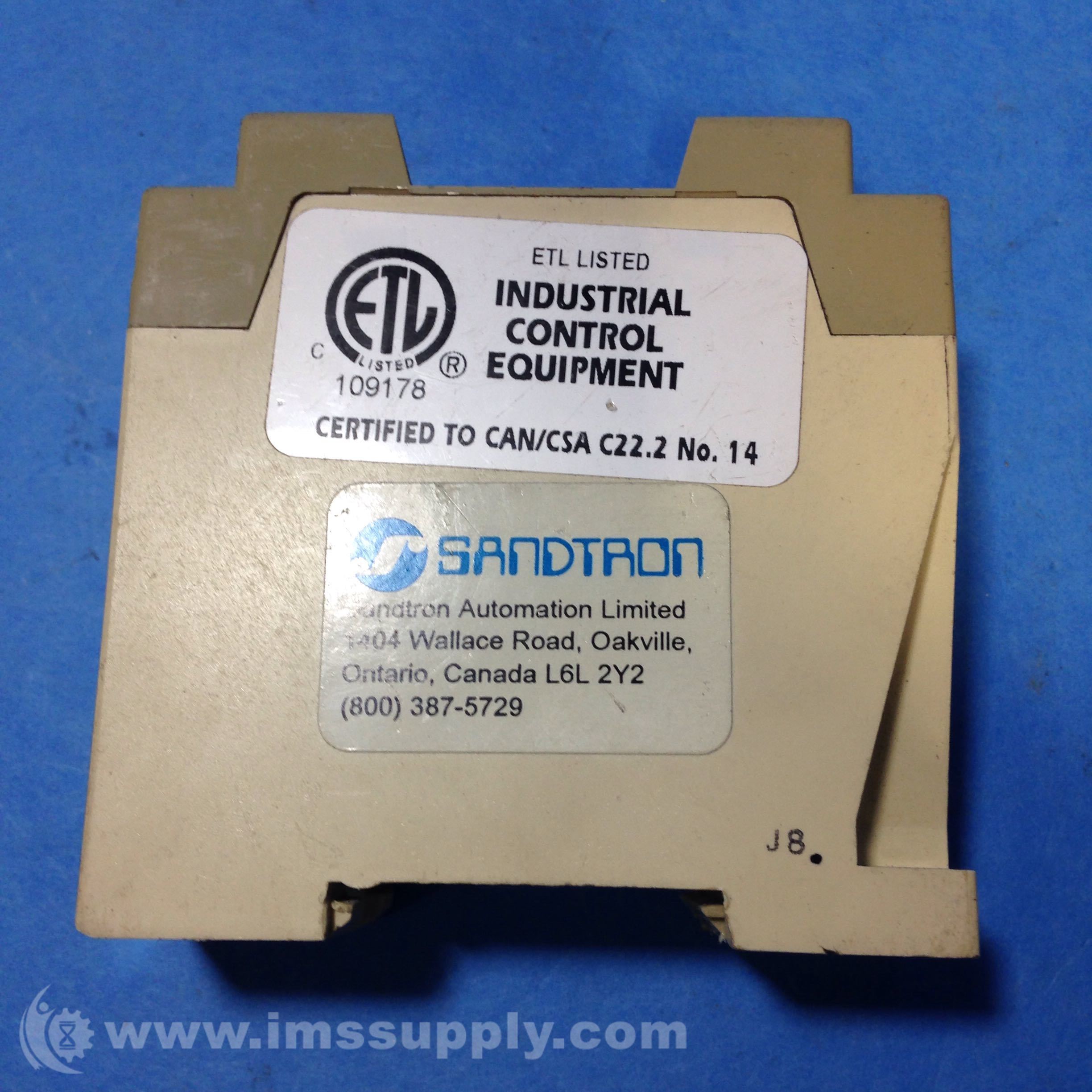 Sandtron Automation Products SF1-SC Fail-Safe Relay - IMS Supply