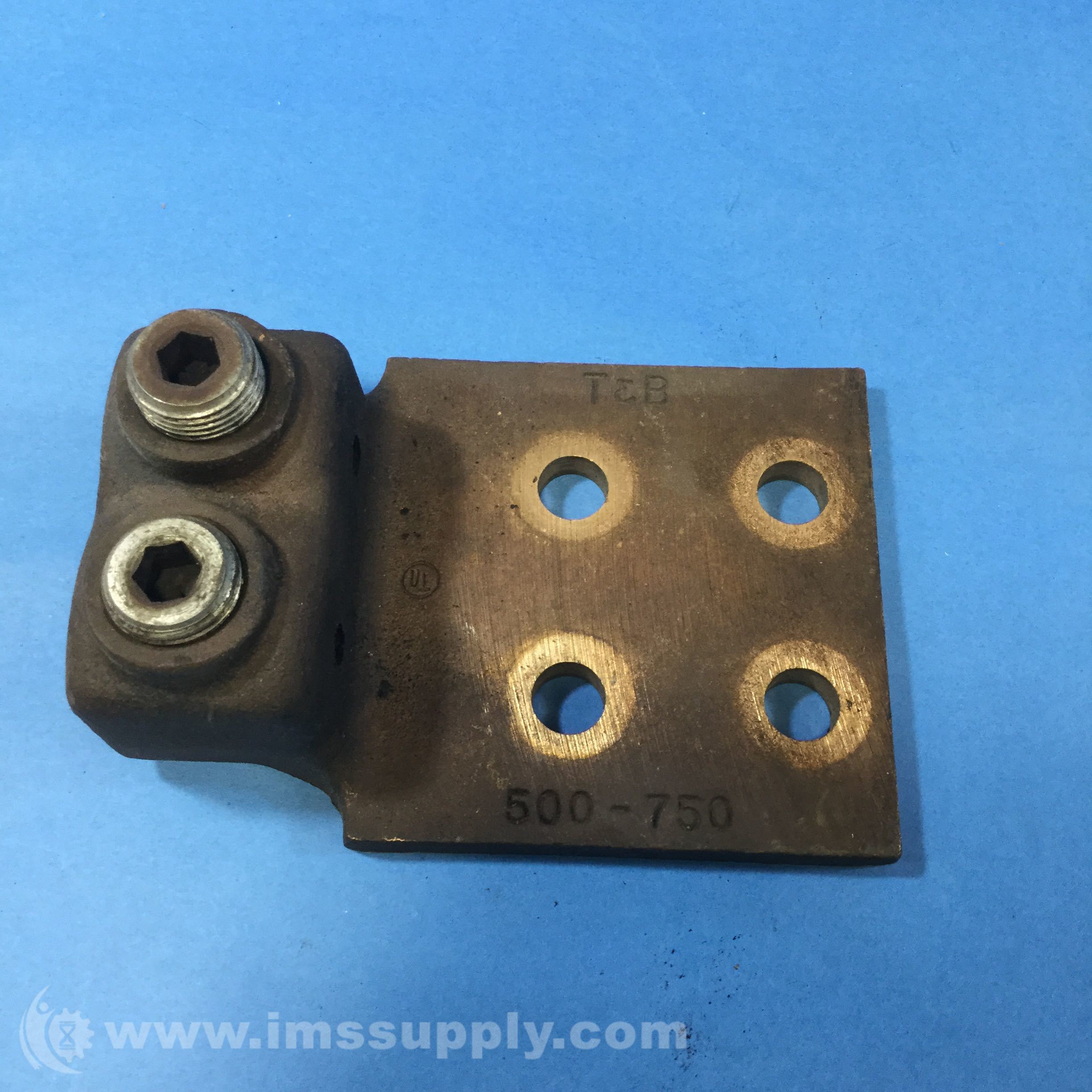 T&b 500-750, MCM Bronze 2 Hole Mechanical Connector Lug - IMS Supply