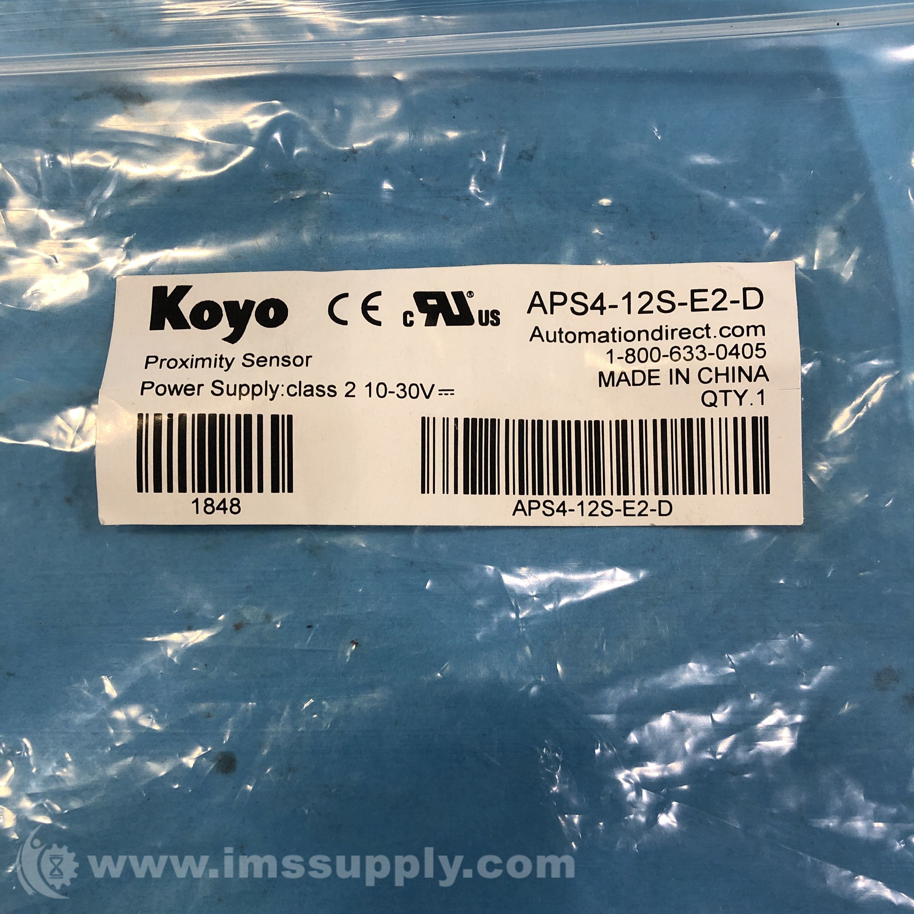 Koyo APS4-12S-E2-D Proximity Sensor - IMS Supply
