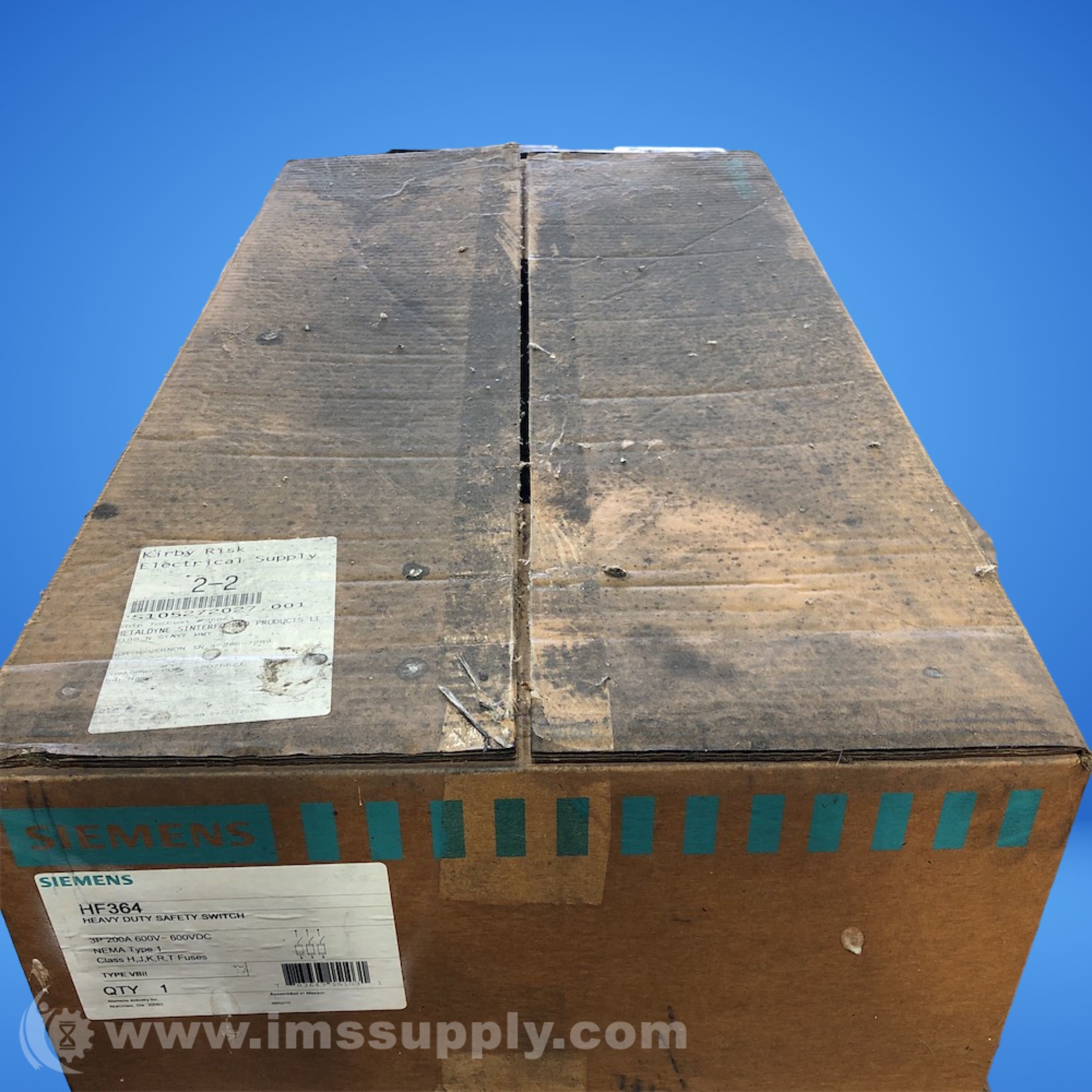 Siemens HF364 Fusible Disconnect Switch, 3P 200A 600V - IMS Supply