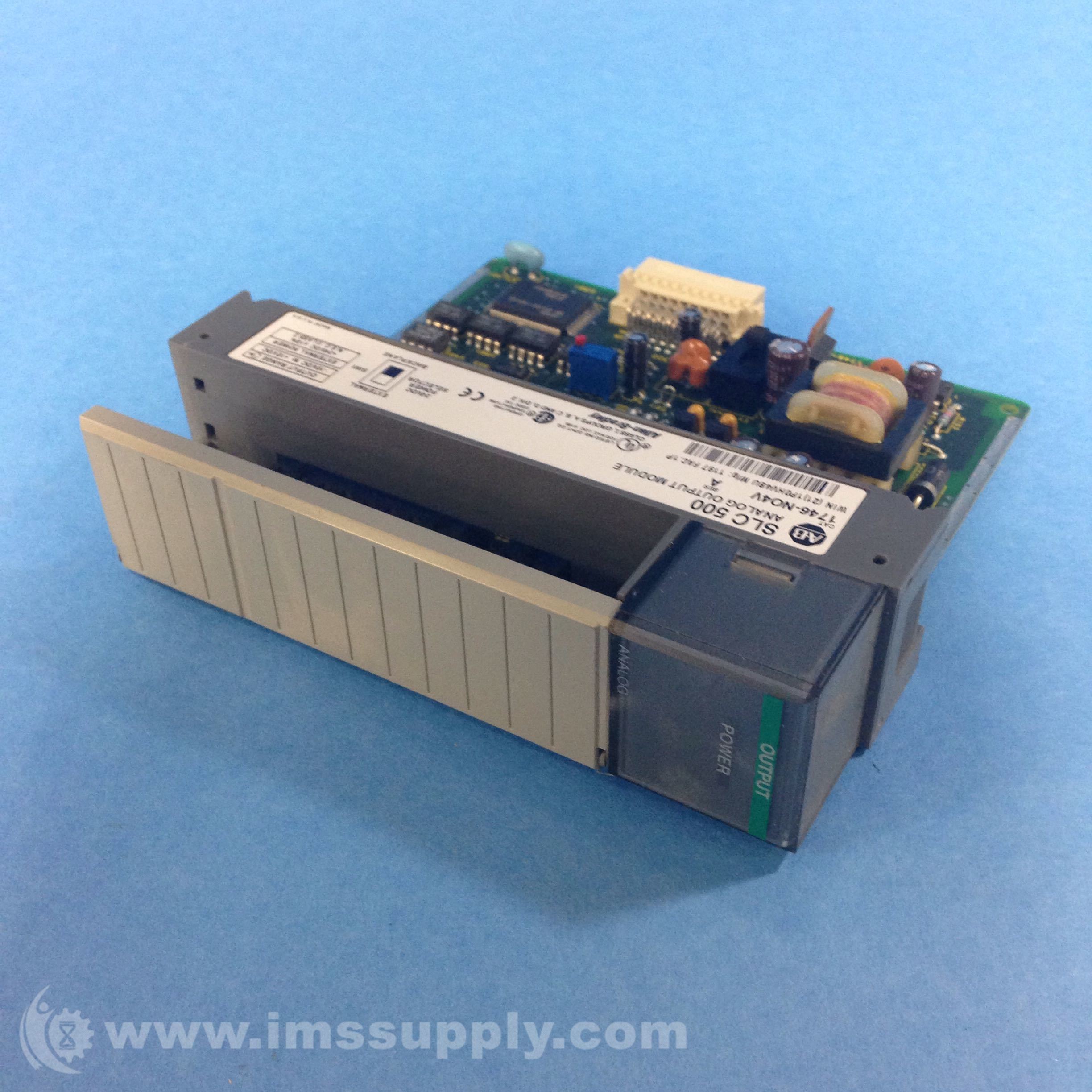 ALLEN BRADLEY 1746-NO4V 4 Channel Analog Output Module - IMS Supply