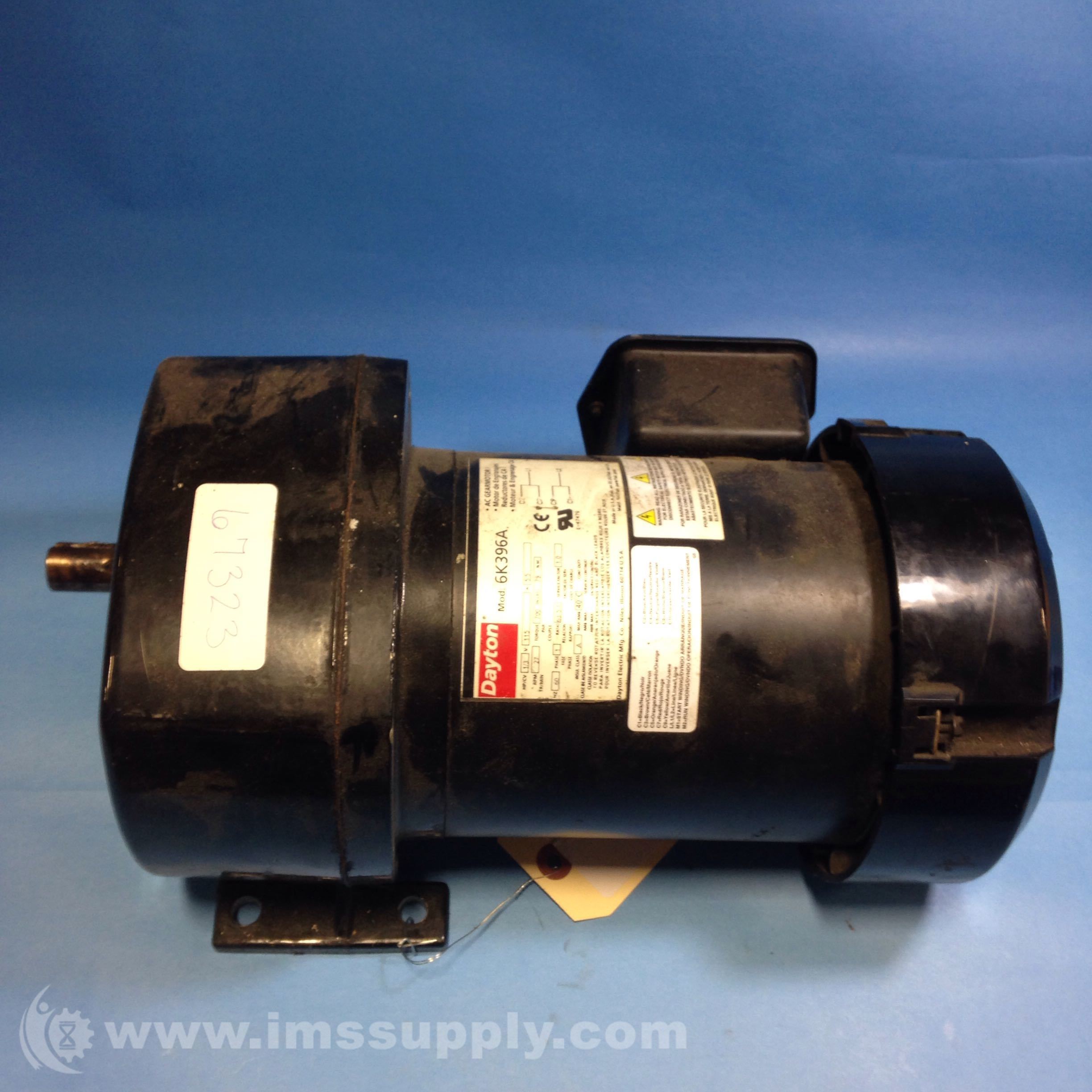 Dayton 6K396A Industrial Gear Motor - IMS Supply