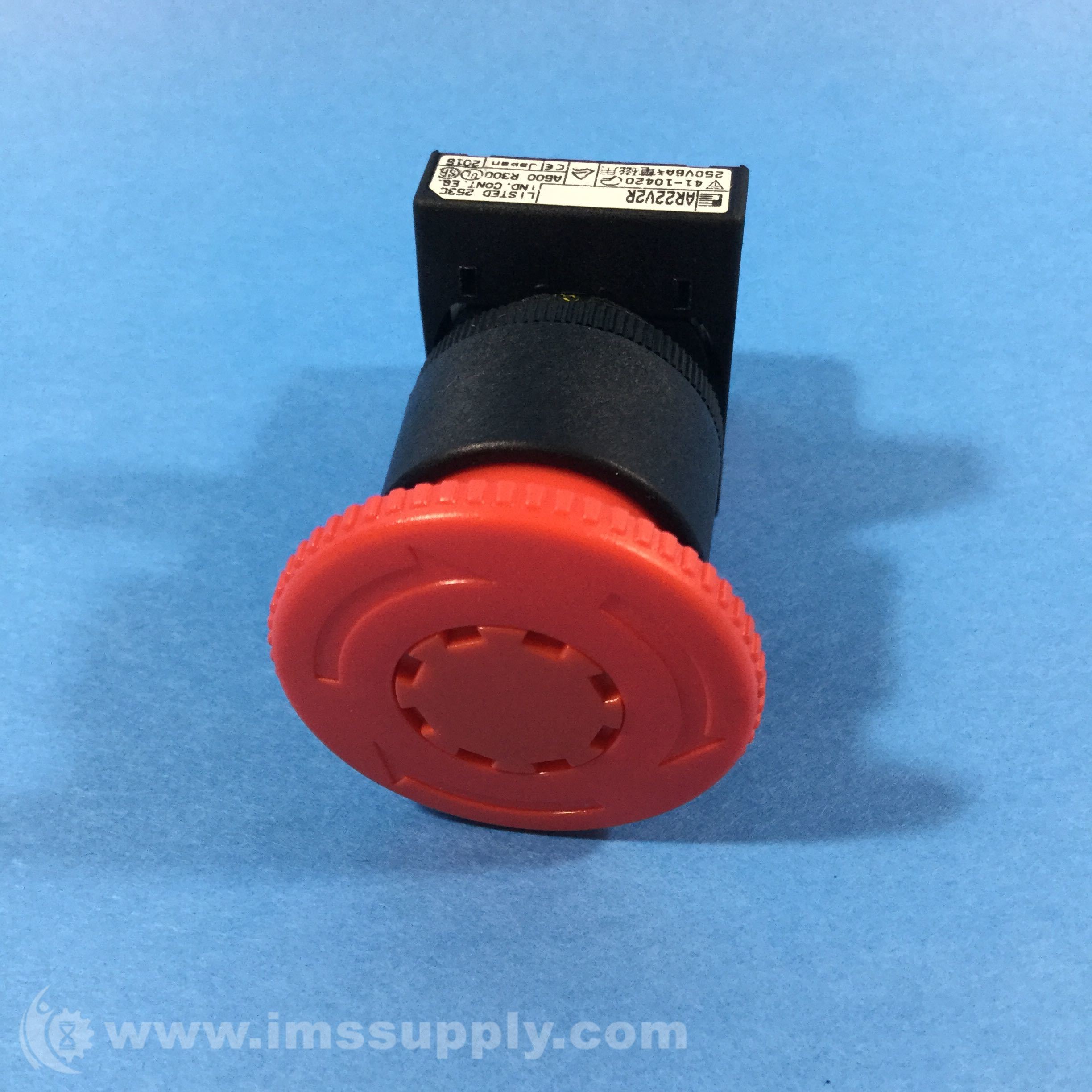 Fuji Electric AR22V2R-01R Switch Emergency Stop N.C. - IMS Supply