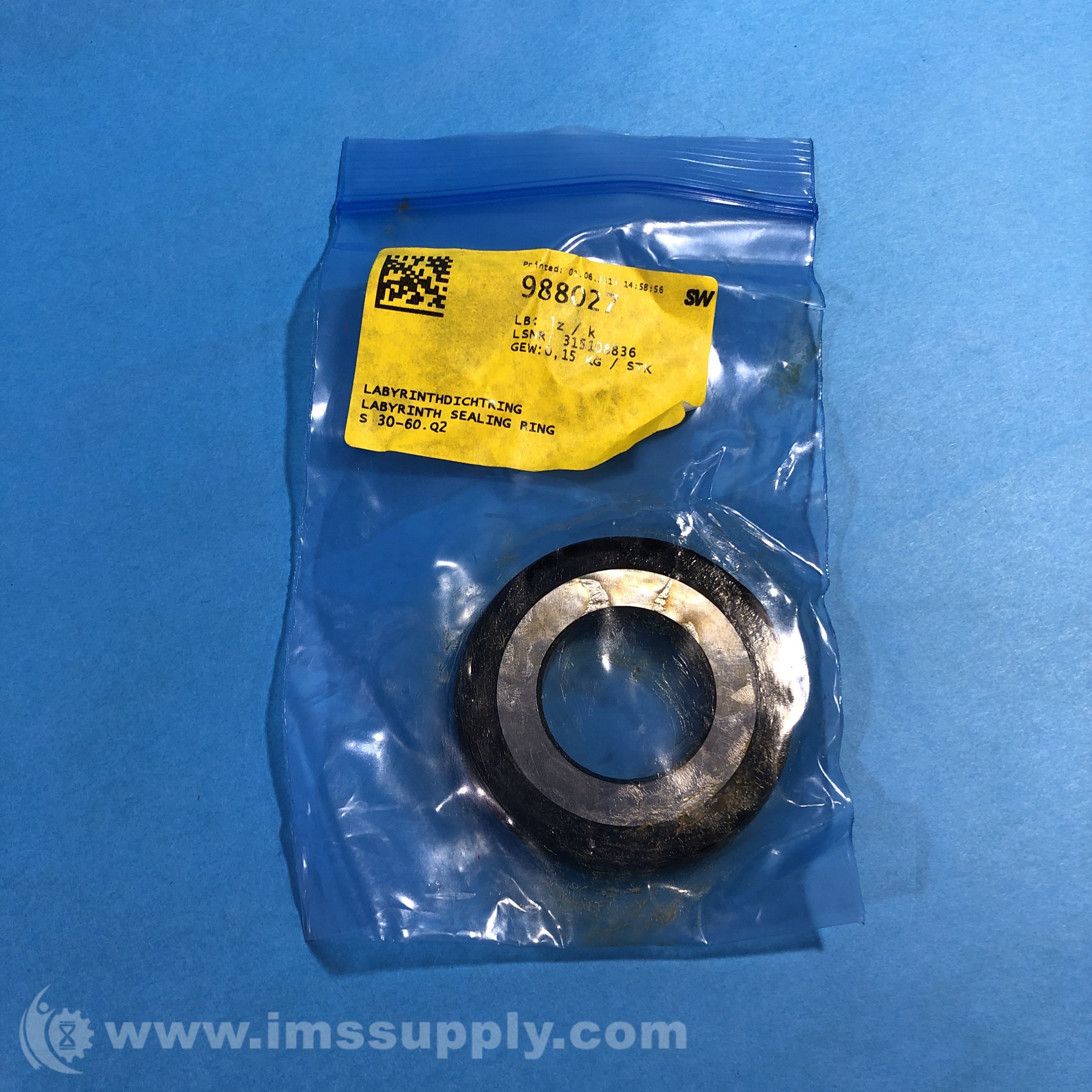IBC Bearing S 30-60.Q2 Labyrinth Sealing Ring - IMS Supply