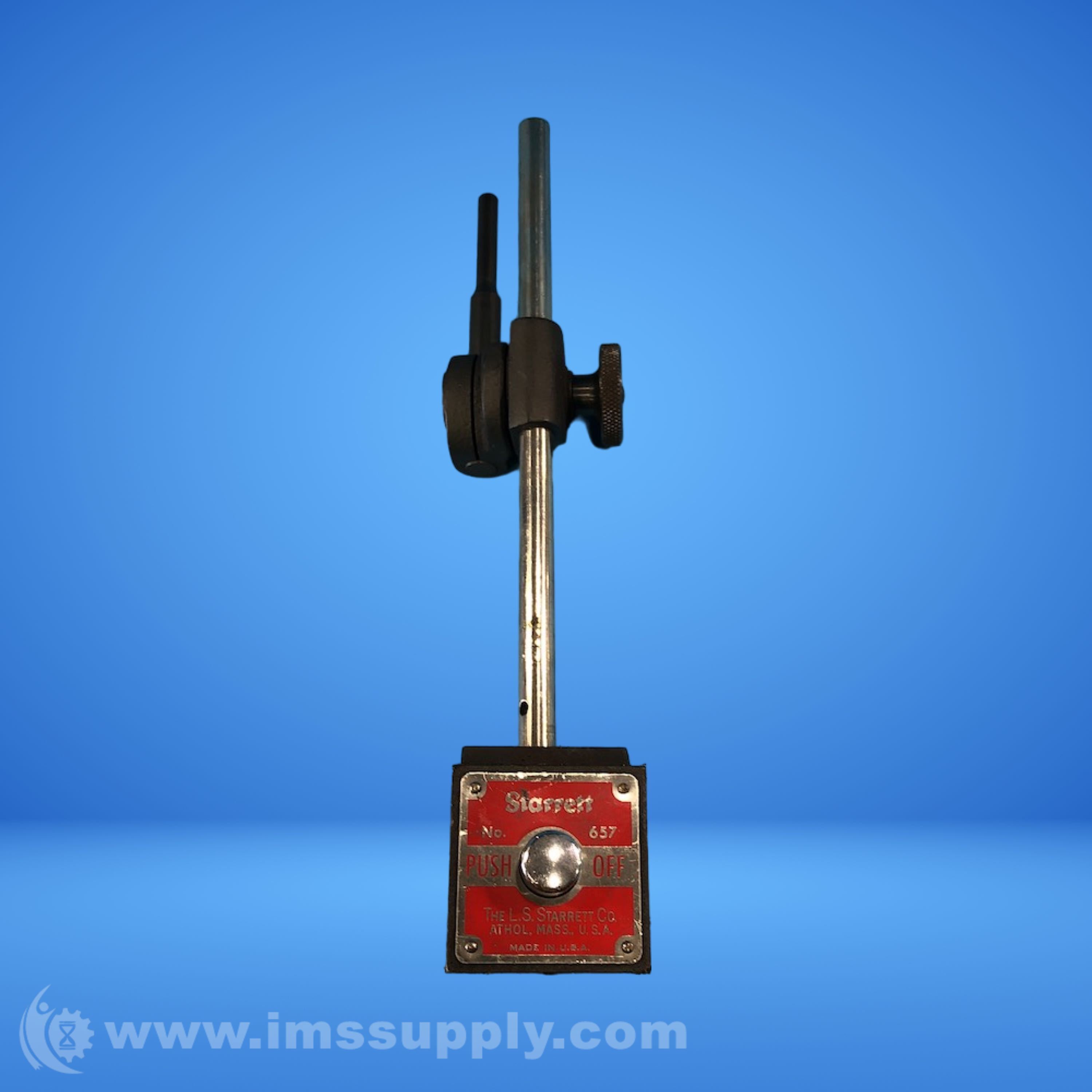 Starrett 657 Magnetic Base Indicator Holder - IMS Supply