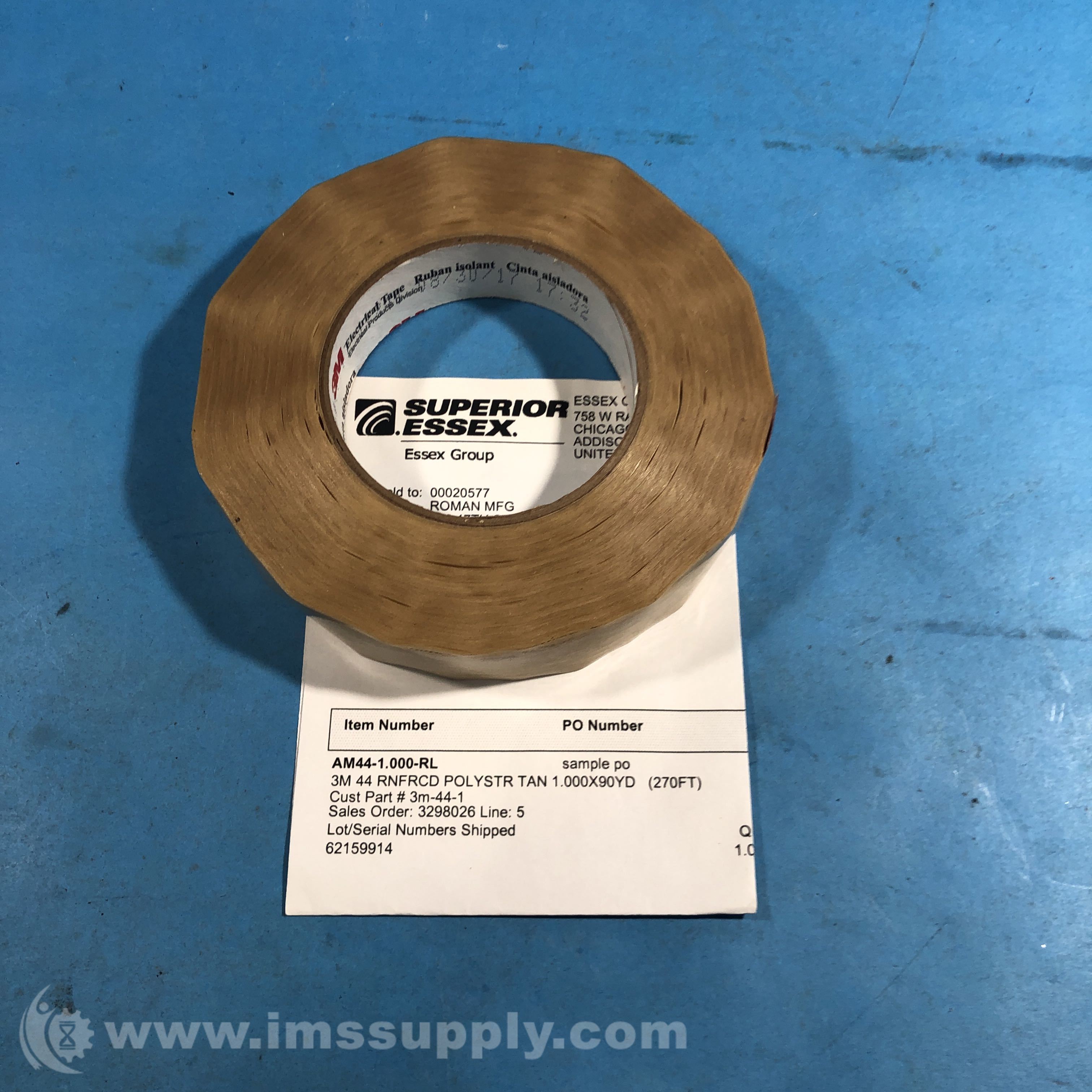 3M 44 1.5X90YD Transparent Electrical Tape - IMS Supply