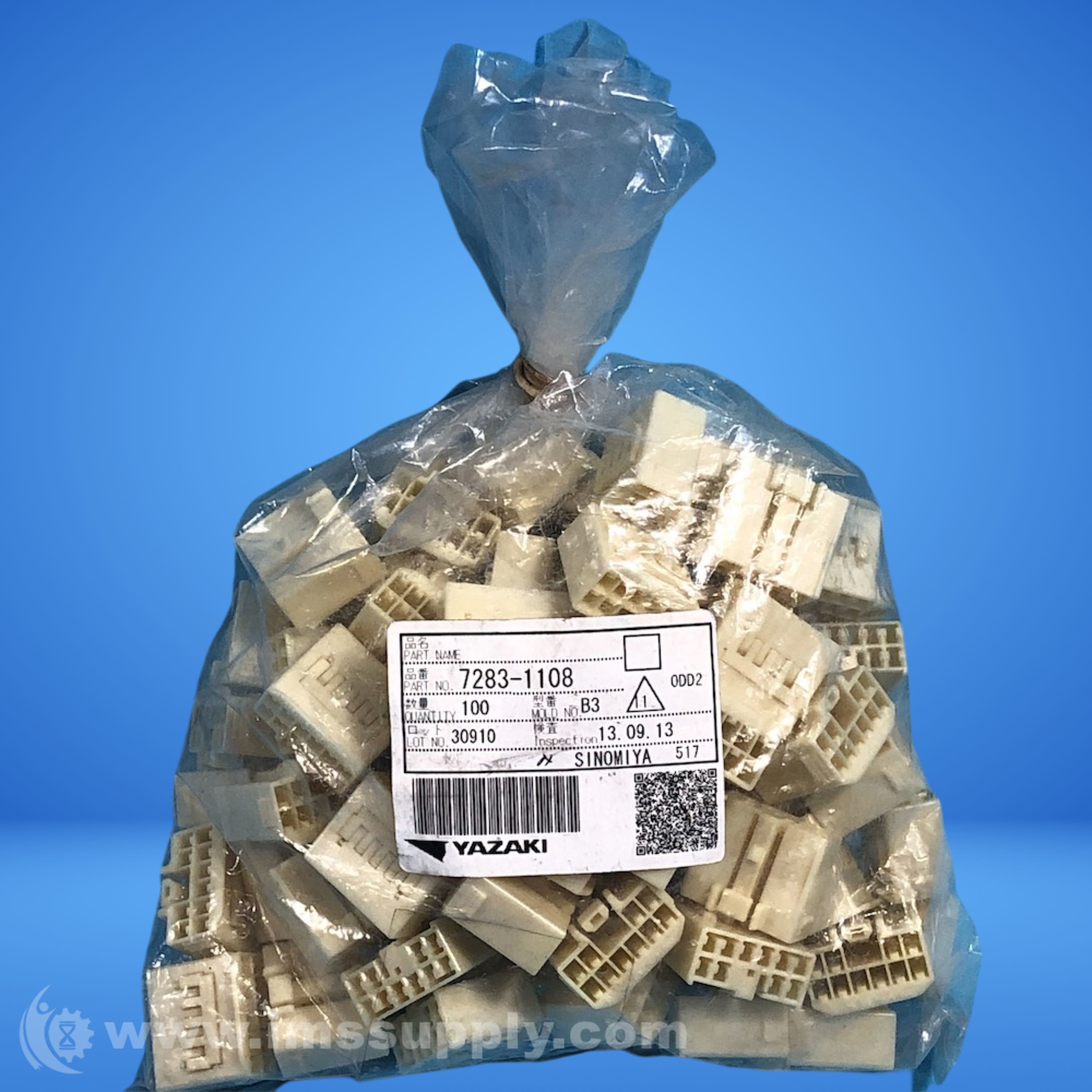 Yazaki 7283-1108 Connector Bag of 100 - IMS Supply
