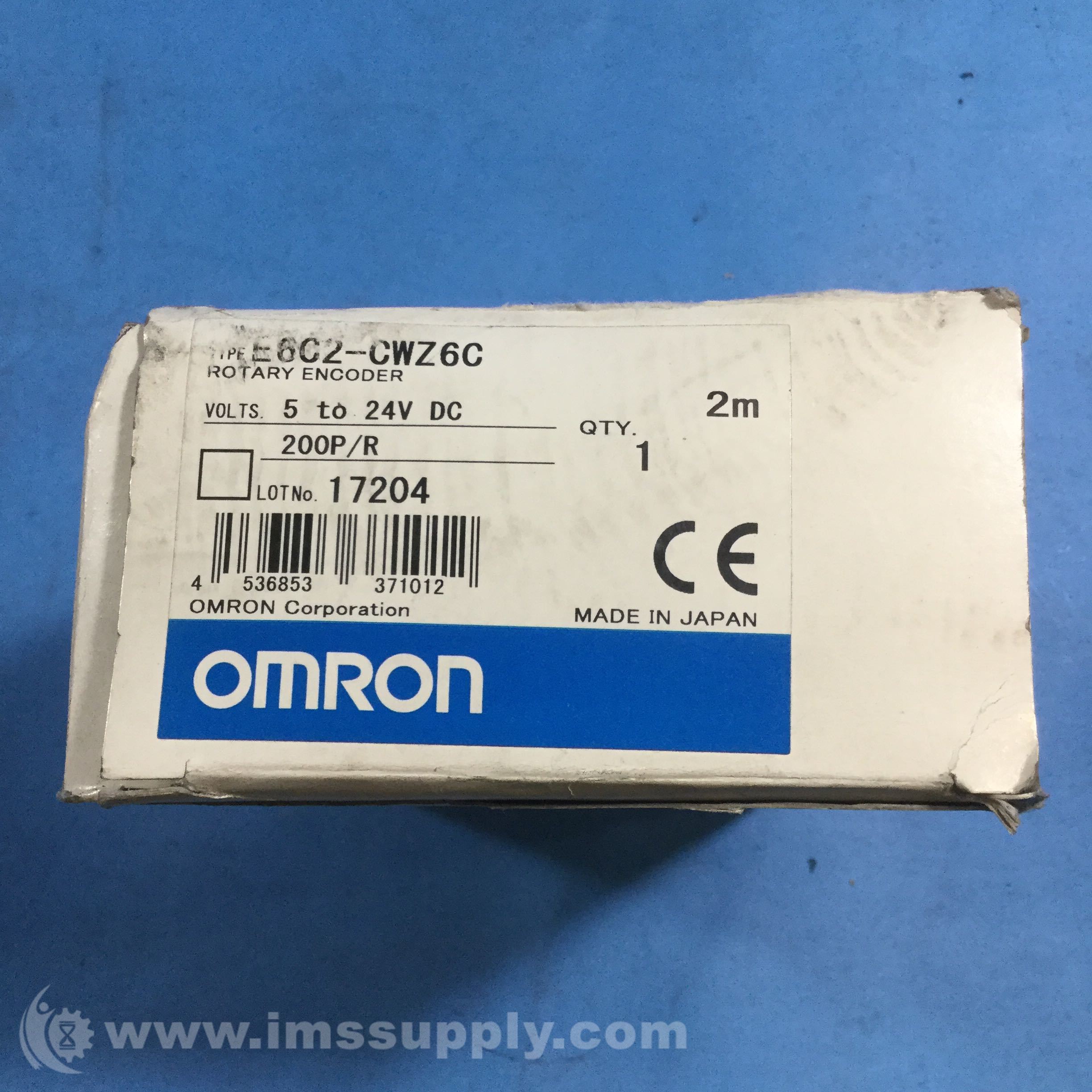 Omron E6C2-CWZ6C Rotary Incremental Encoder - IMS Supply