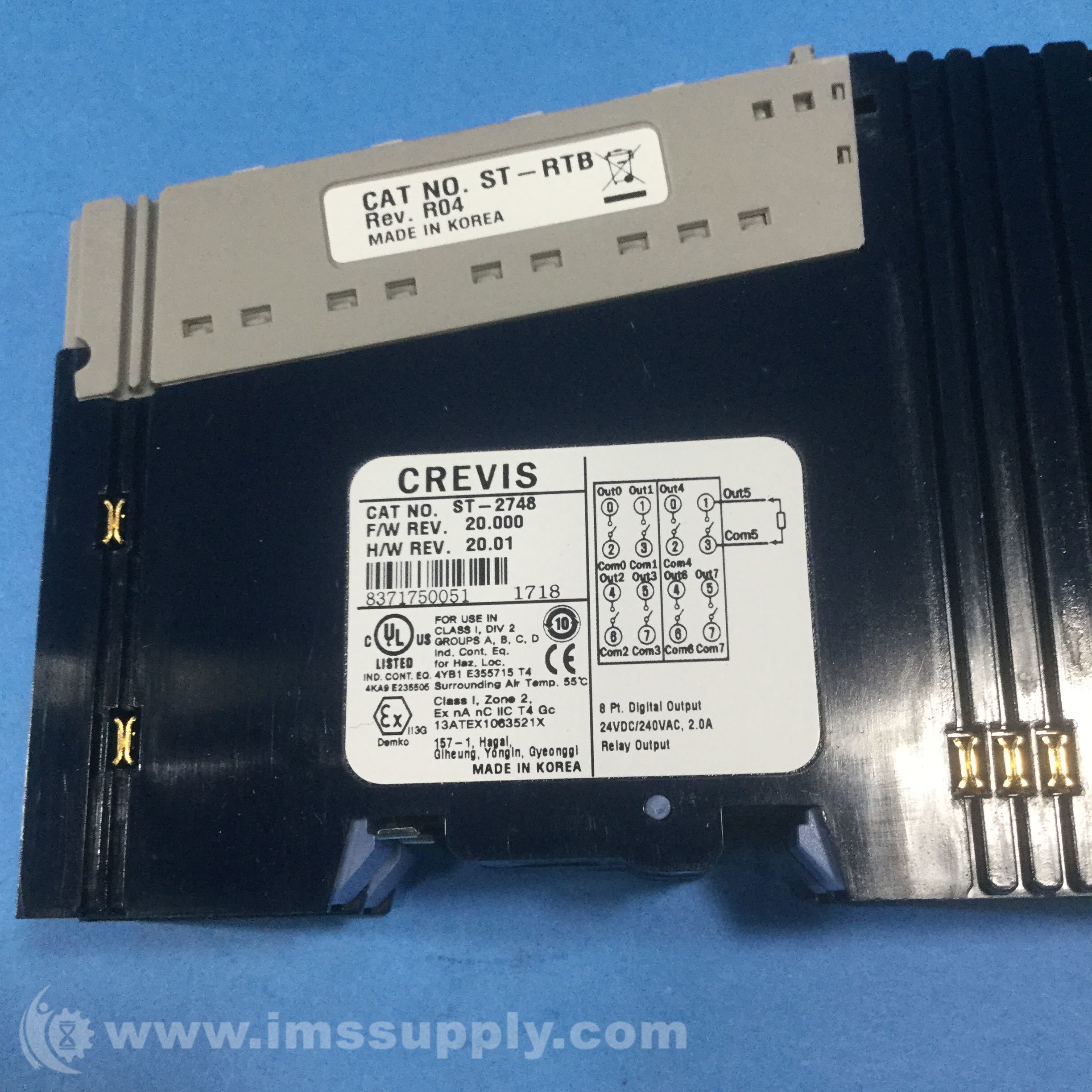 Crevis ST-2748 Expansion Module, 8 Channel Digital Output - IMS Supply