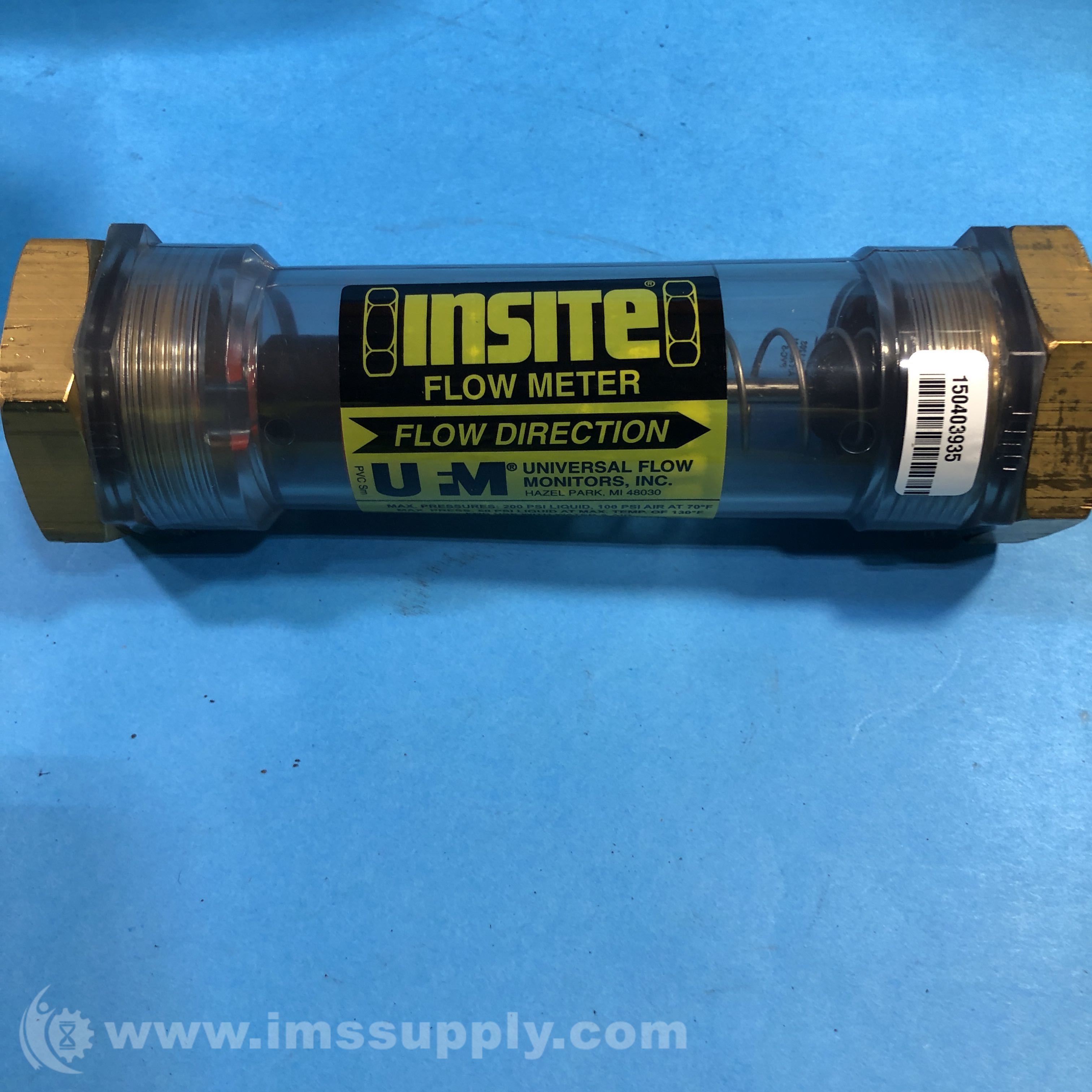 Universal Flow Monitors PX-5GPM-6-F-F Flow Meter - IMS Supply