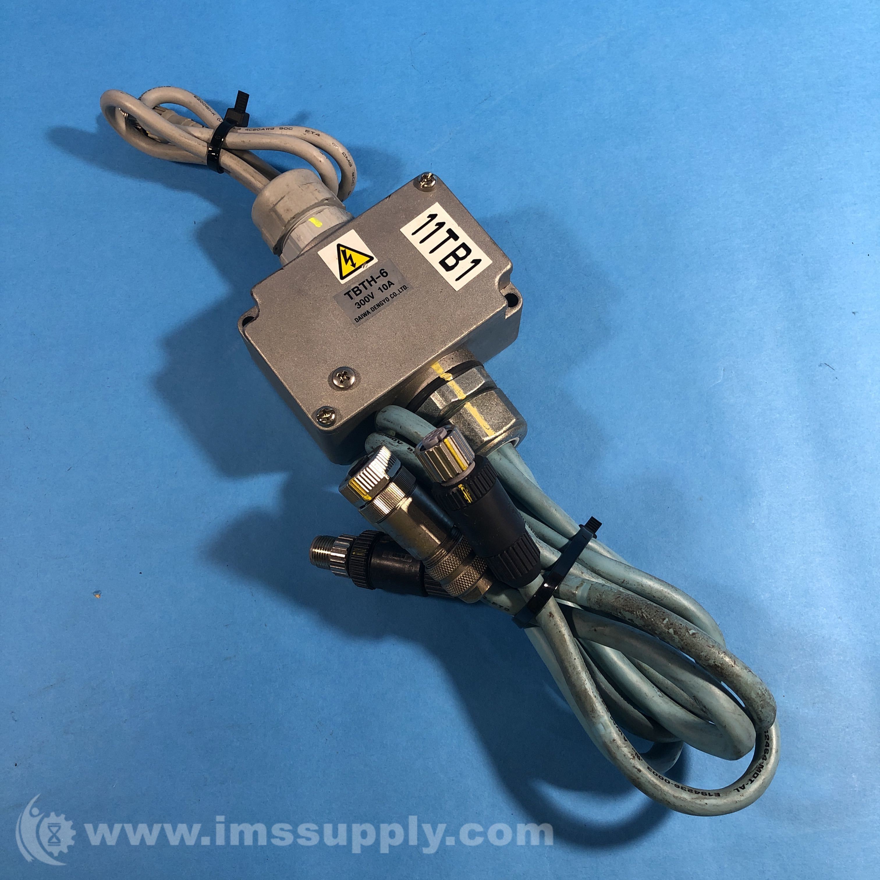 Daiwa TBTH-6 Terminal Block Box, 300V, 10A, 150 mm WD x 100 mm D - IMS ...