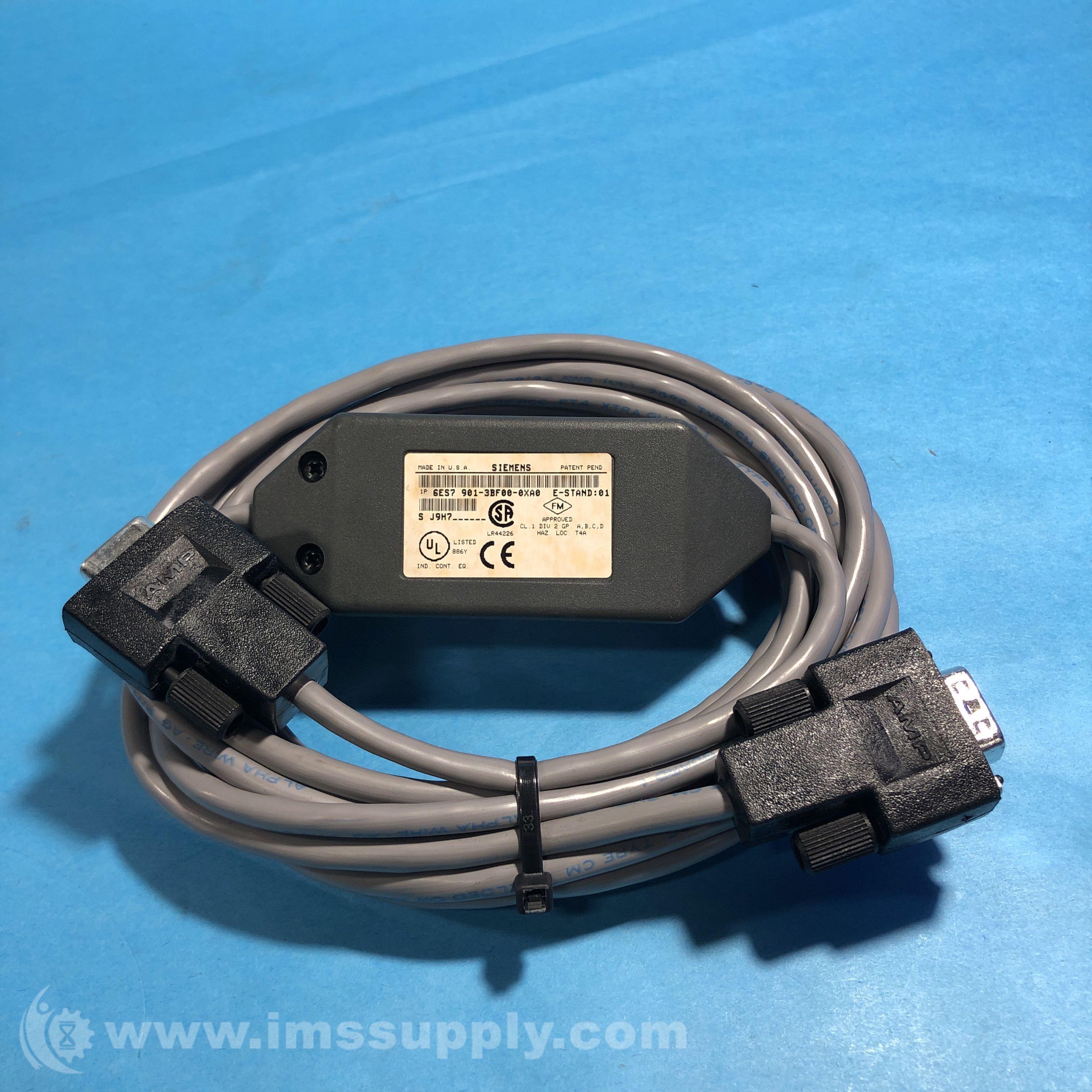 Siemens 6ES7 901-3BF00-0XA0 Simatic S7 PC/PPI Cable - IMS Supply