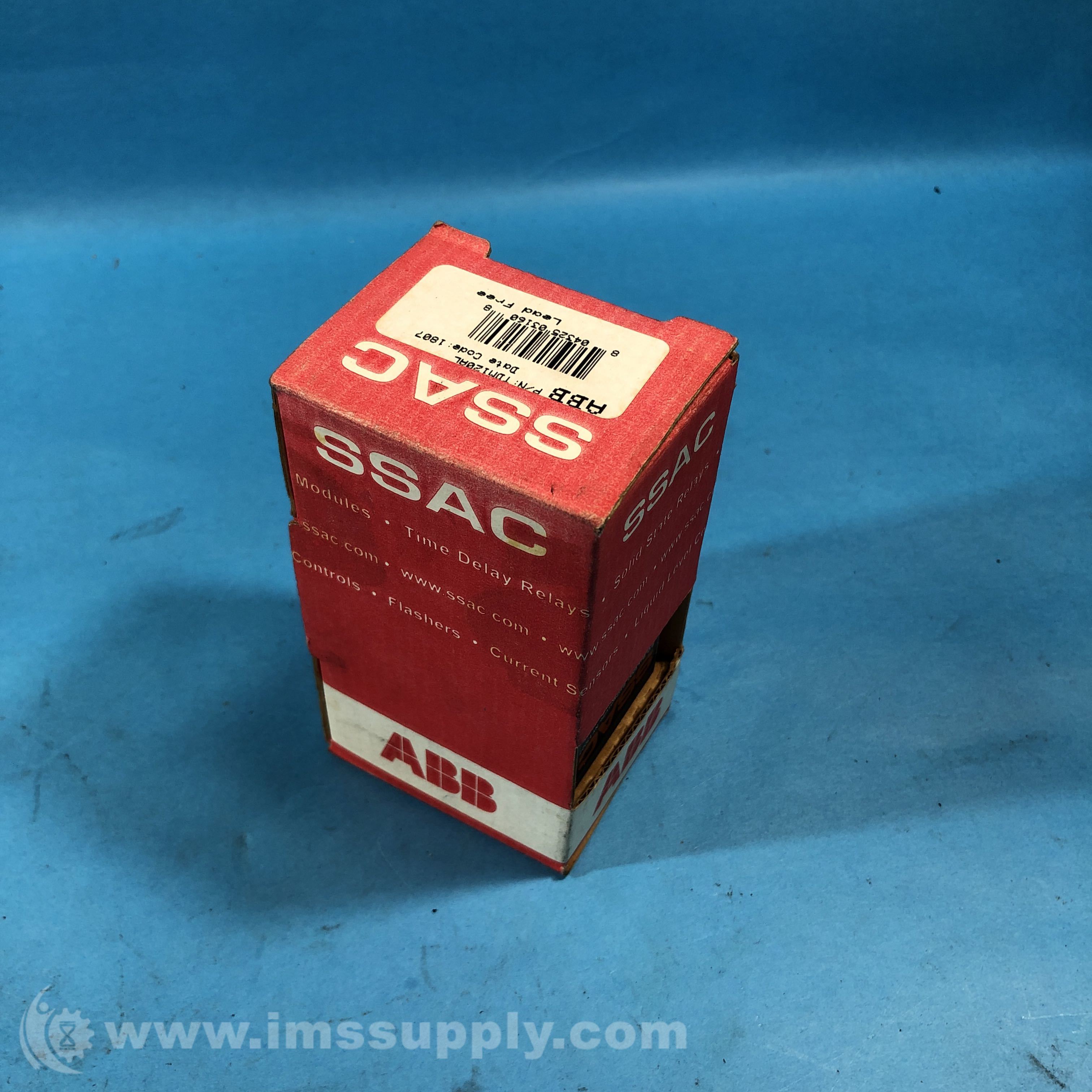 Ssac TDM120AL Timer Delay-on-Make 120VAC Relay 1 1023s 8-PIN LED - IMS ...