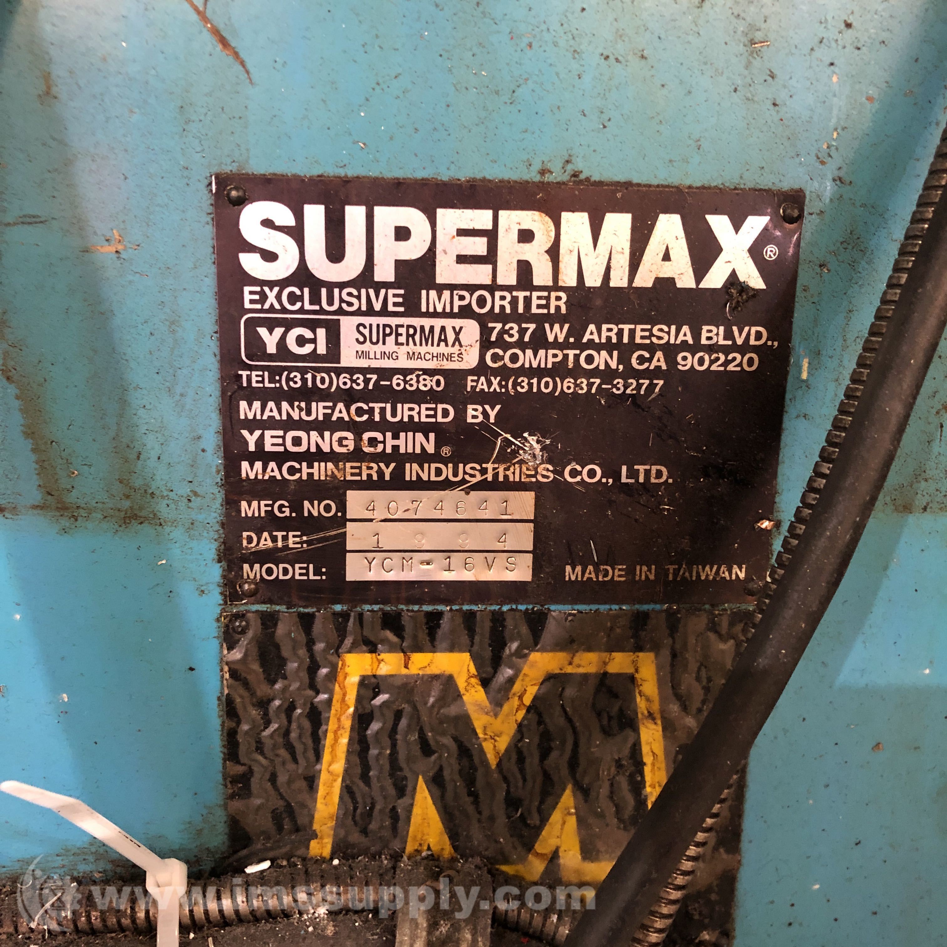 Yeong Chin Machinery Industries Co., LTD. YCM-16VS - IMS Supply