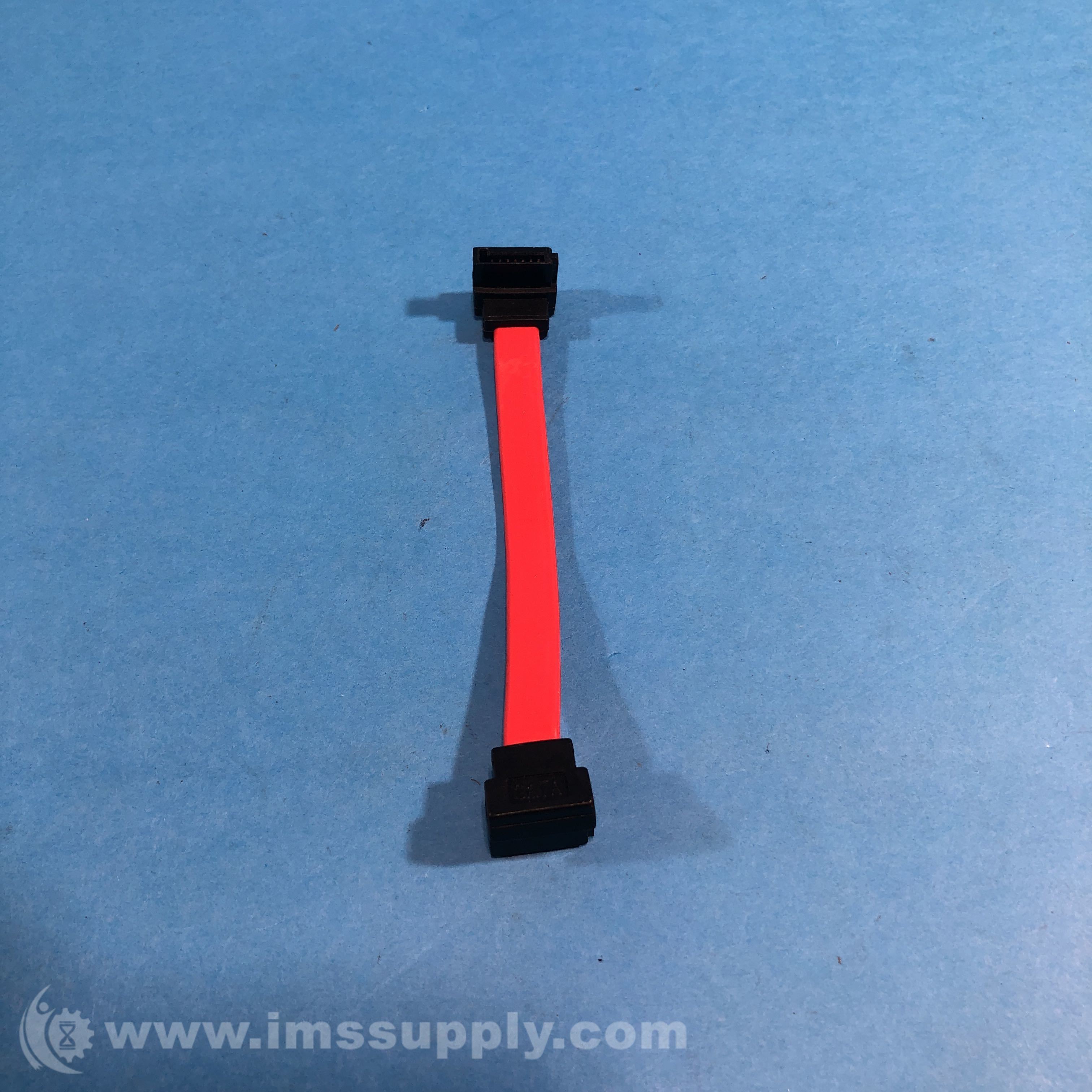 Red 90 Degree Right Angle SATA Connector Cable - IMS Supply