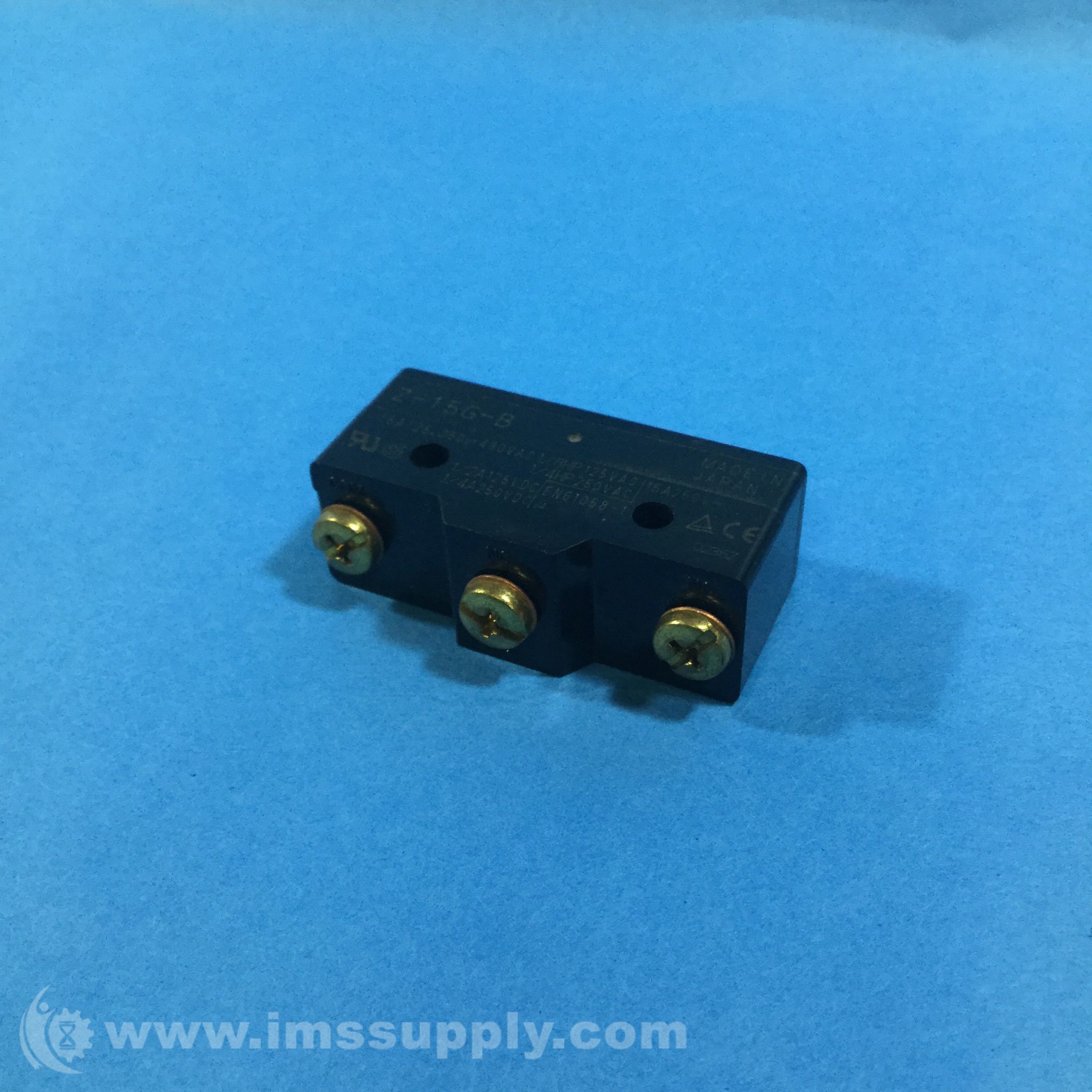 Omron Z-15G-B Microswitch, Standard, Pin Plunger, SPDT, Screw - IMS Supply