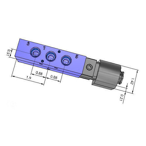 Automatic Valve L2003AAWR-DBY1 5/2 Solenoid Valve - IMS Supply
