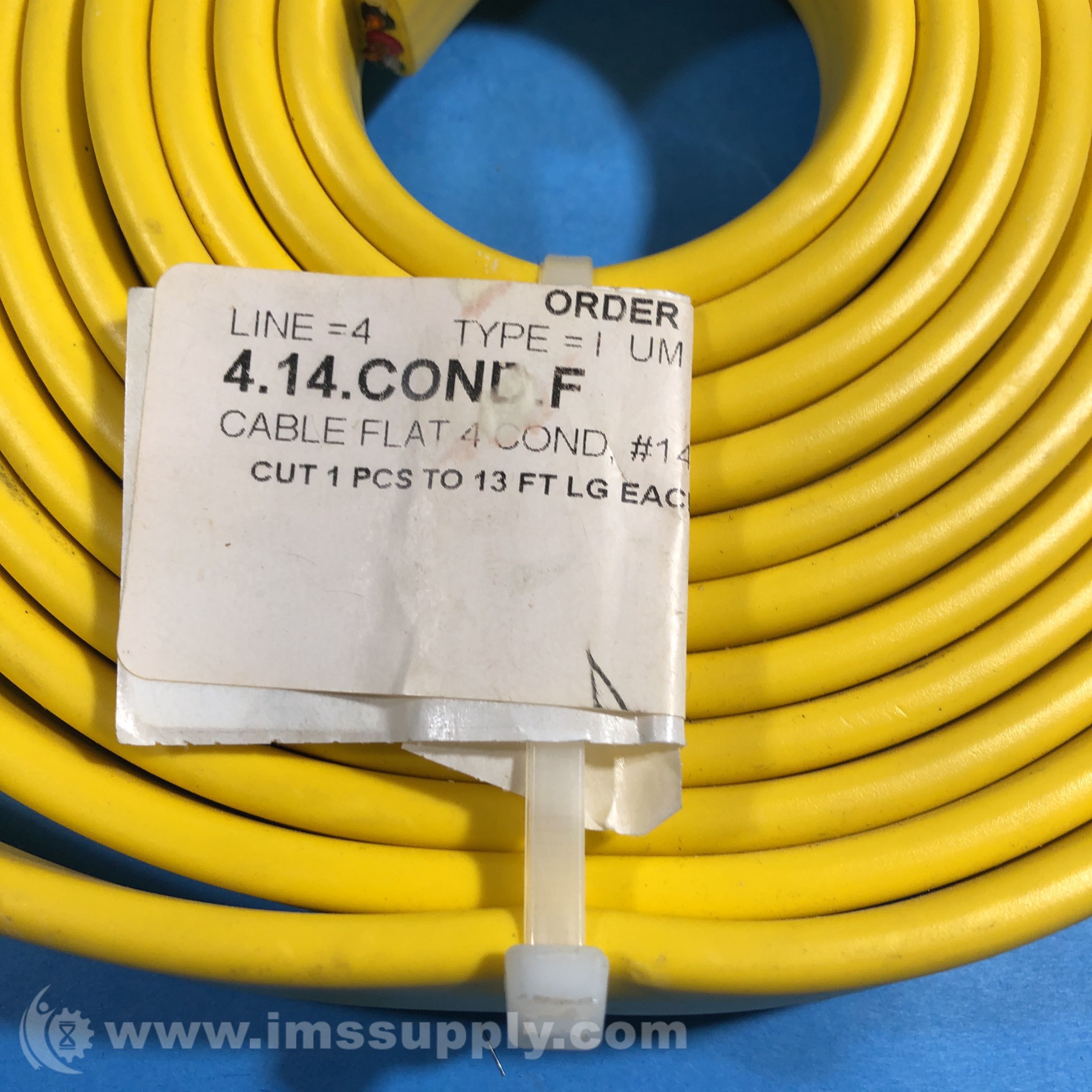 Kabeltec 67040250UL-GO Festoon Cable 600V 4/C 14 AWG - IMS Supply