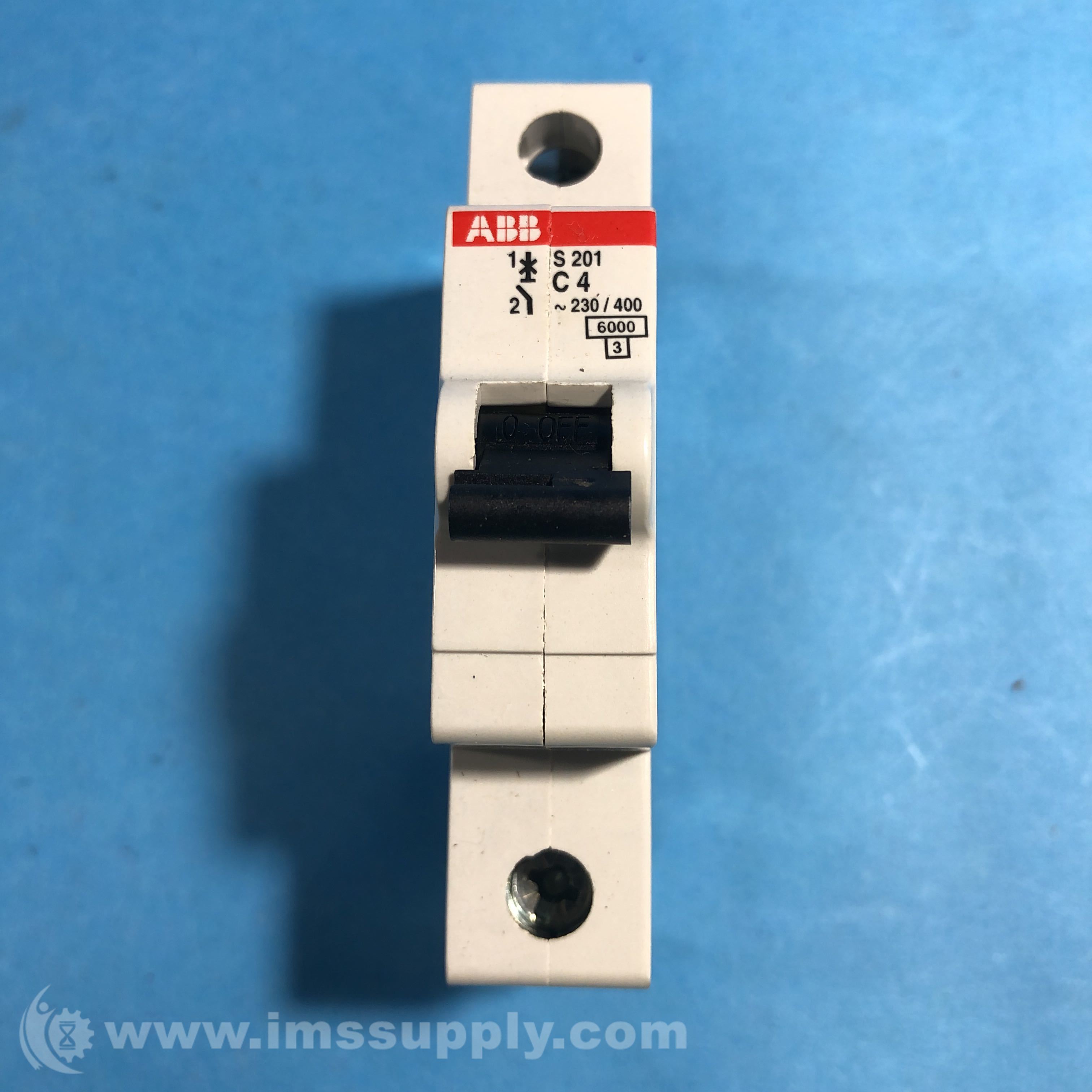 ABB S201-C4 Miniature Circuit Breaker - IMS Supply