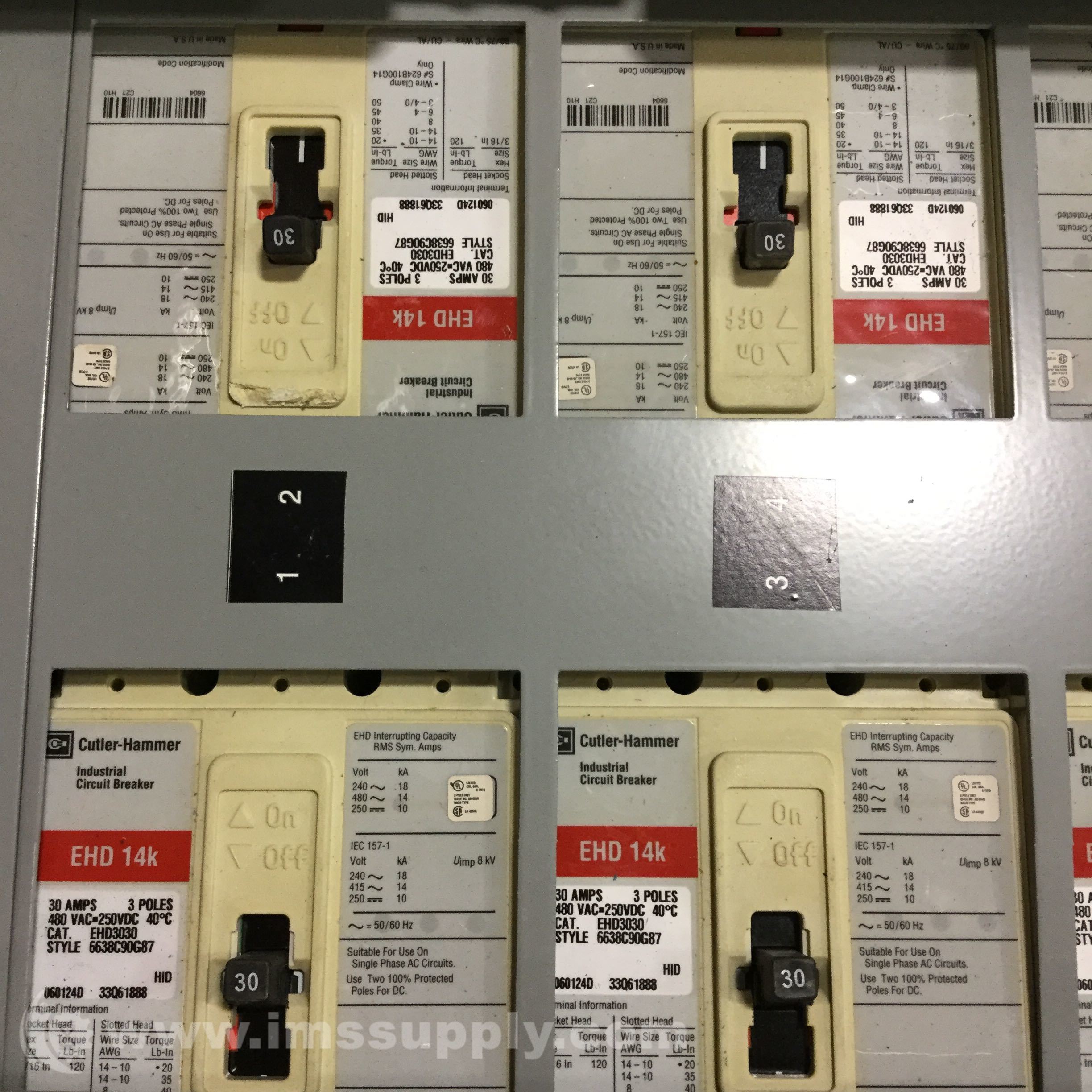 Cutler Hammer YS2090 Pow-R-Line C Panelboard Type PRL-3A - IMS Supply