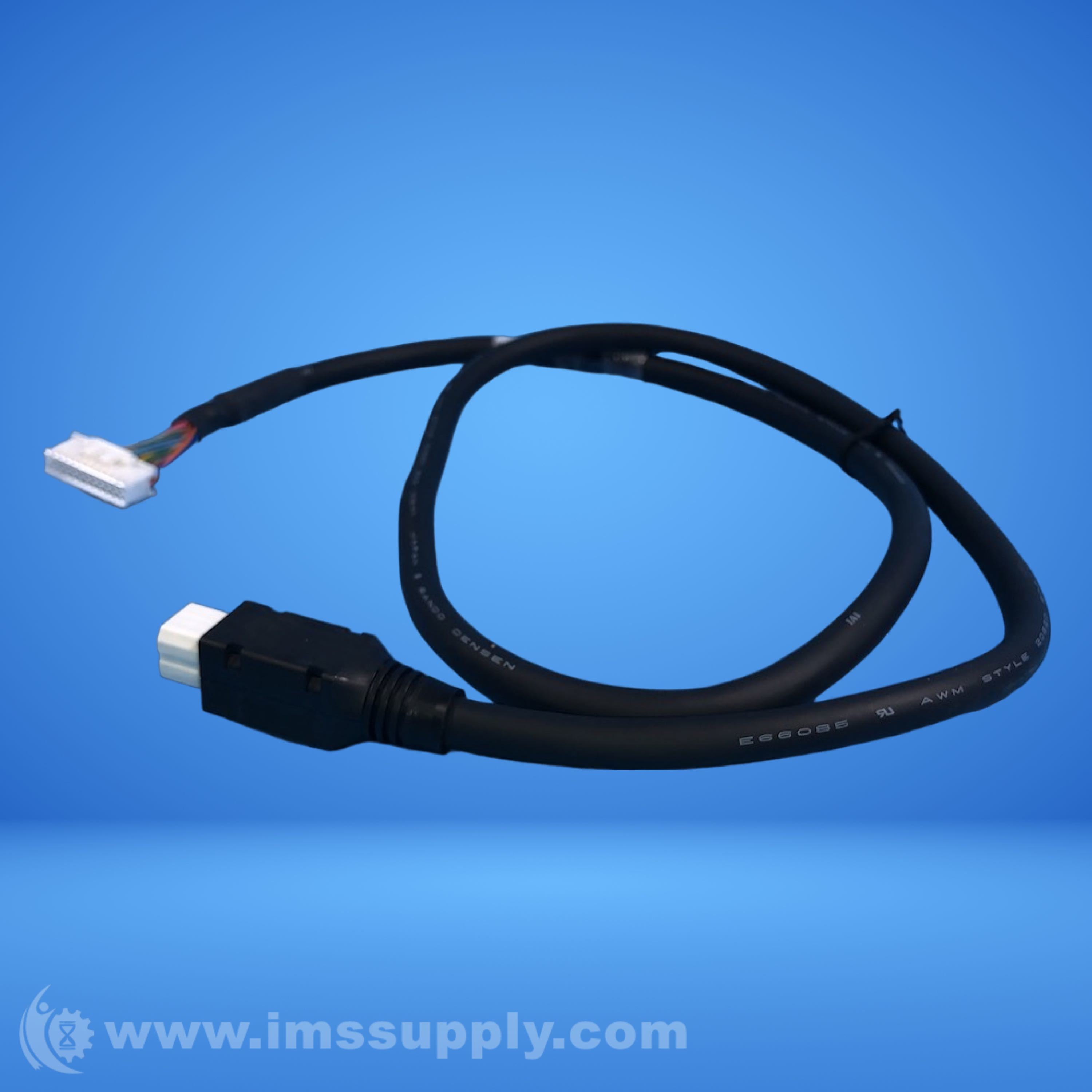 IAI Corporation Black Connector Cable Cordset - IMS Supply