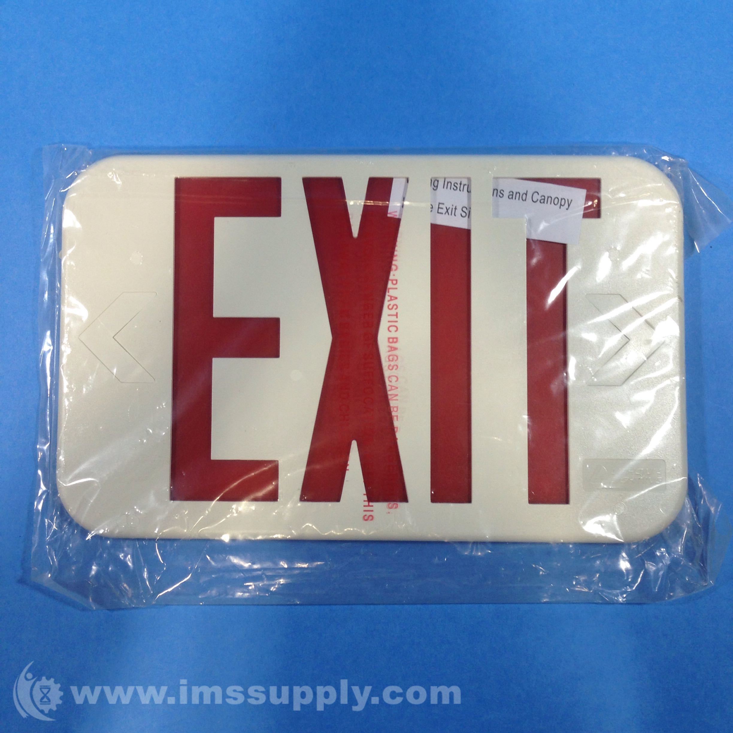 Lithonia Lighting Exit Sign Cover 11X7 - IMS Supply