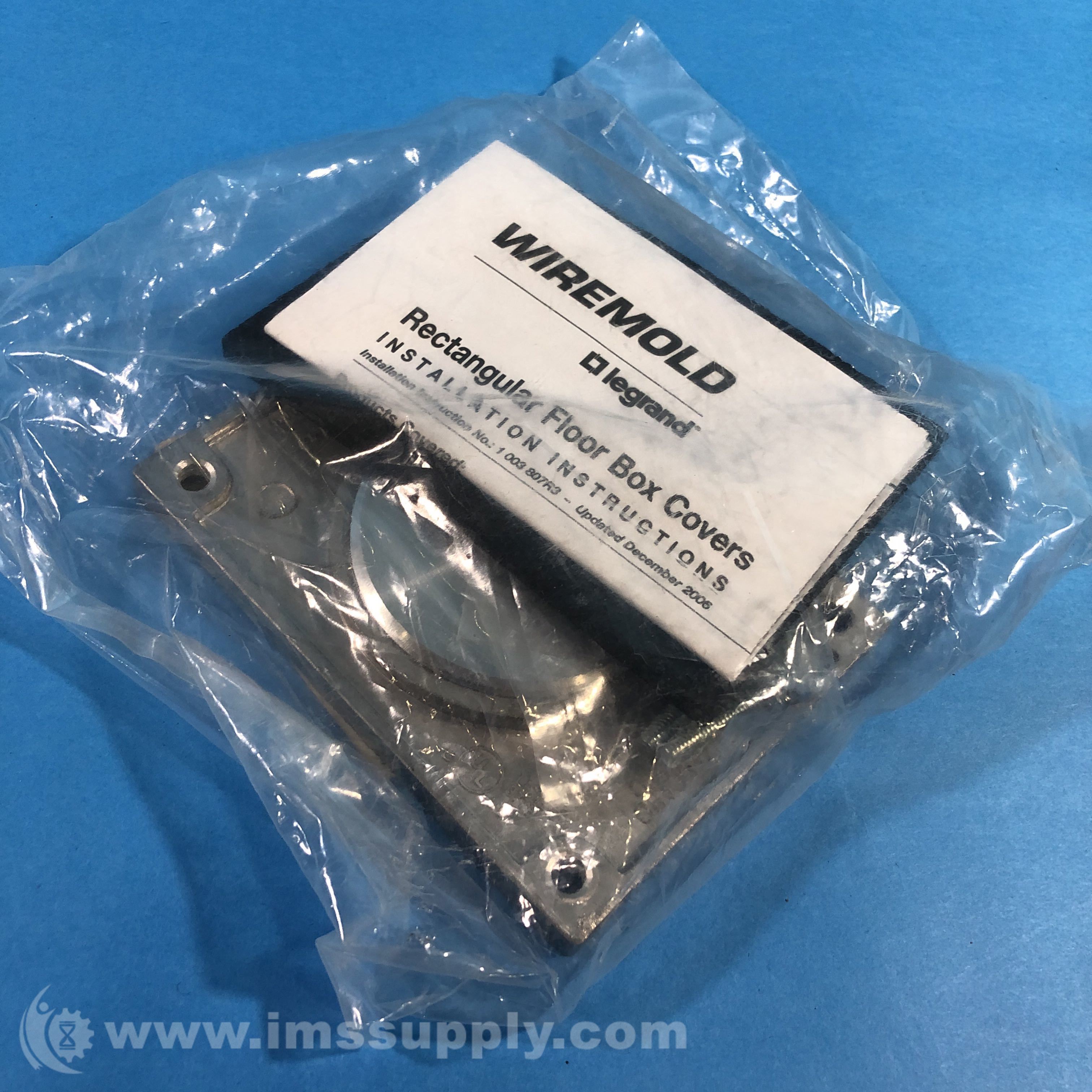 Wiremold 830CKTCAL-3/4 Single Communication Cover Plate Brushed - IMS ...