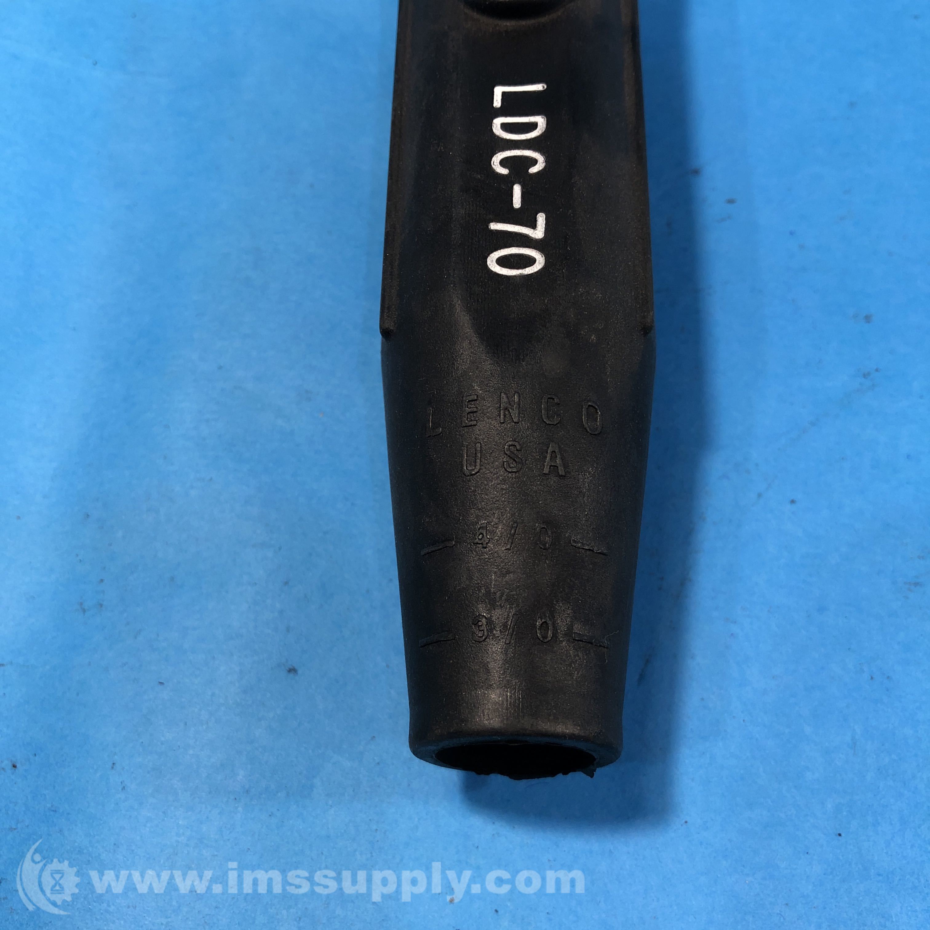Lenco 05446 LDC-70 Black Female Dinse Connector - IMS Supply