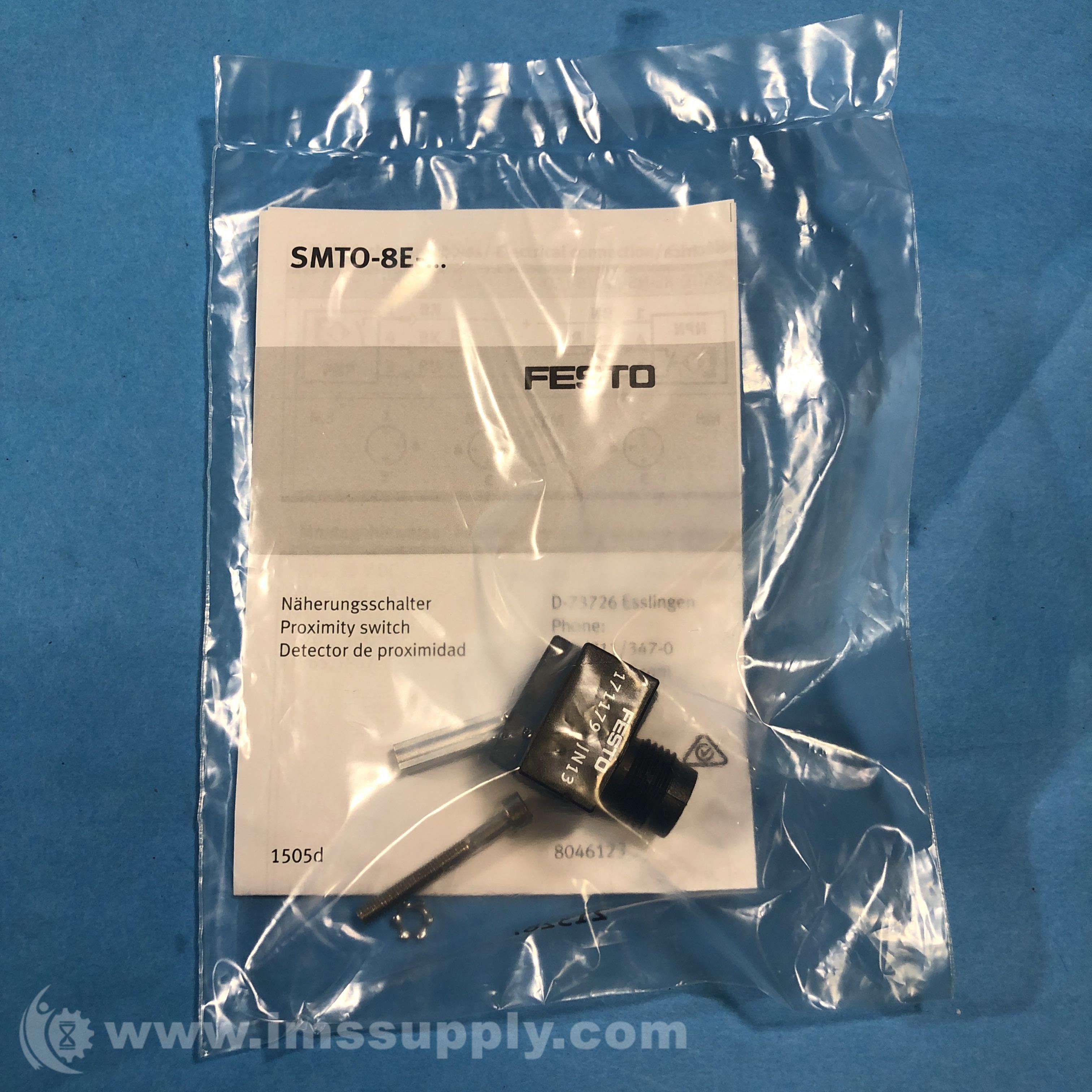 Festo 171179 Proximity Sensor With M12 Plug and T-Slot - IMS Supply