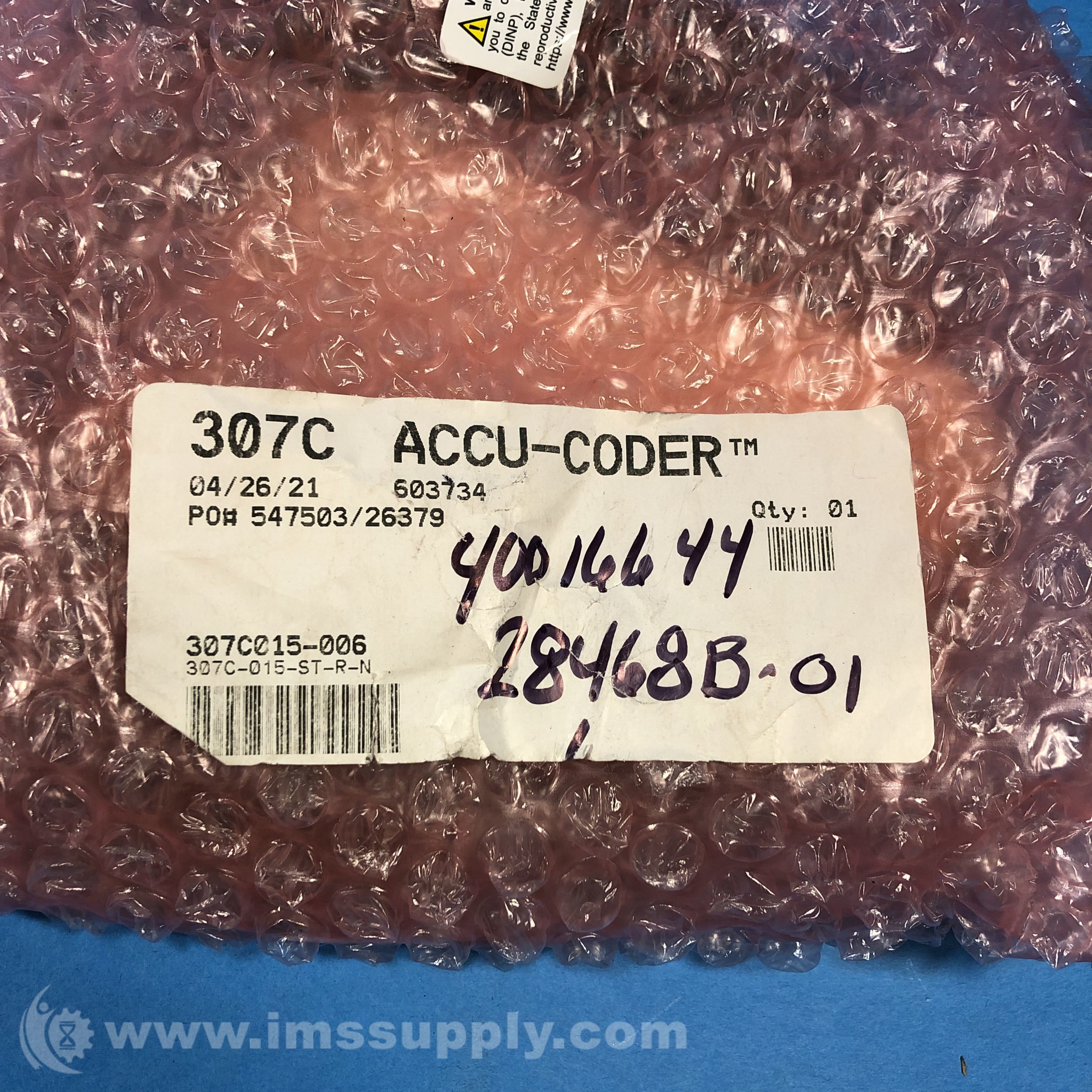 Accu Coder 307C-015-ST-R-N Encoder Cable - IMS Supply