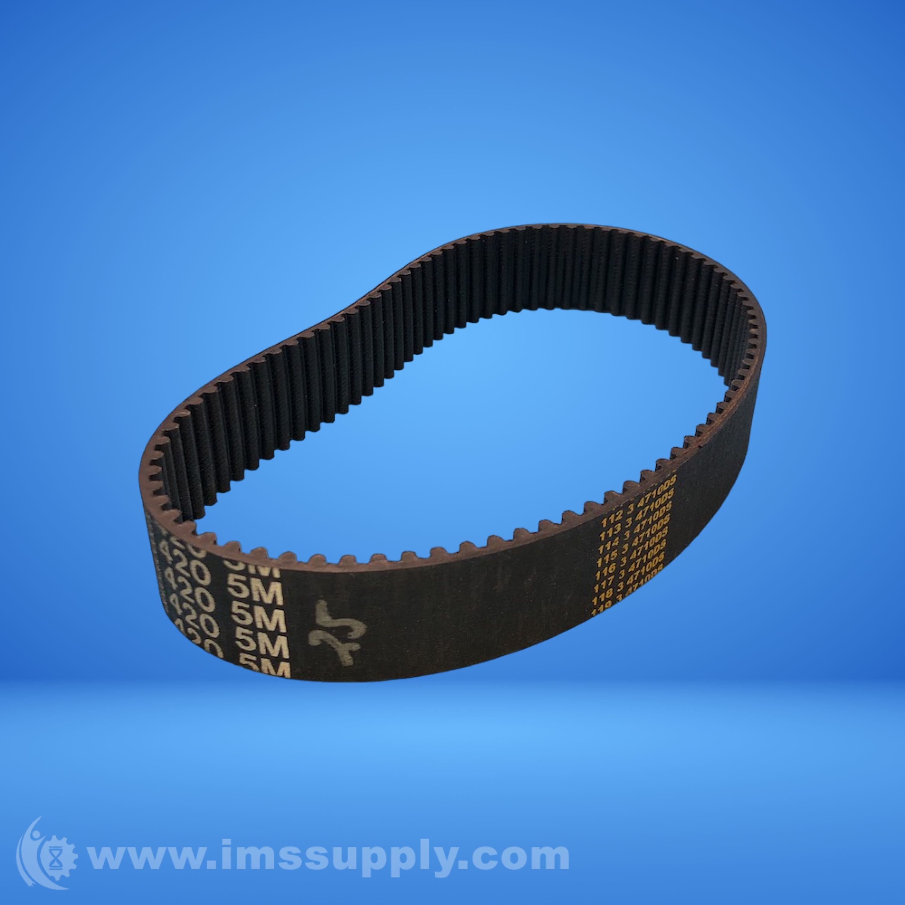450 5M 25 Black Rubber Timing Belt - IMS Supply
