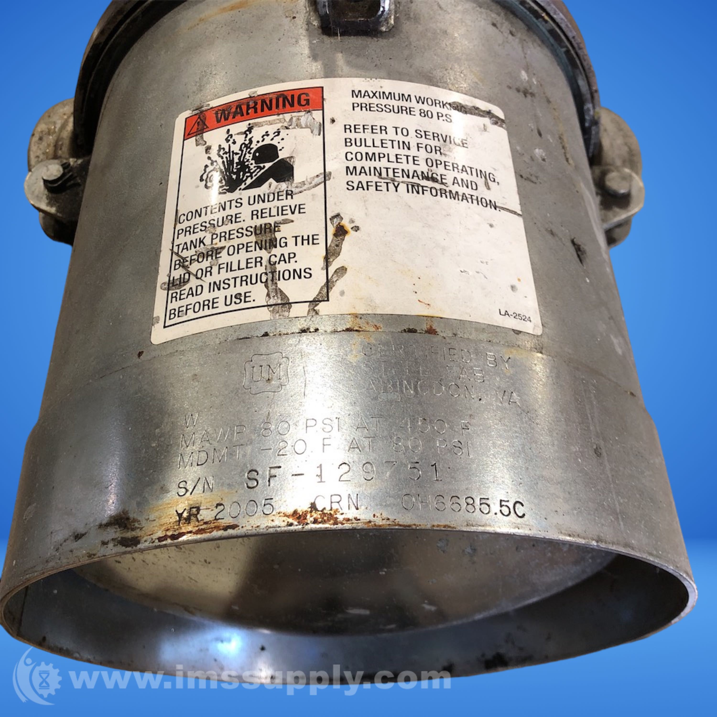 Binks BINKS Paint Tank 83C-220 - IMS Supply