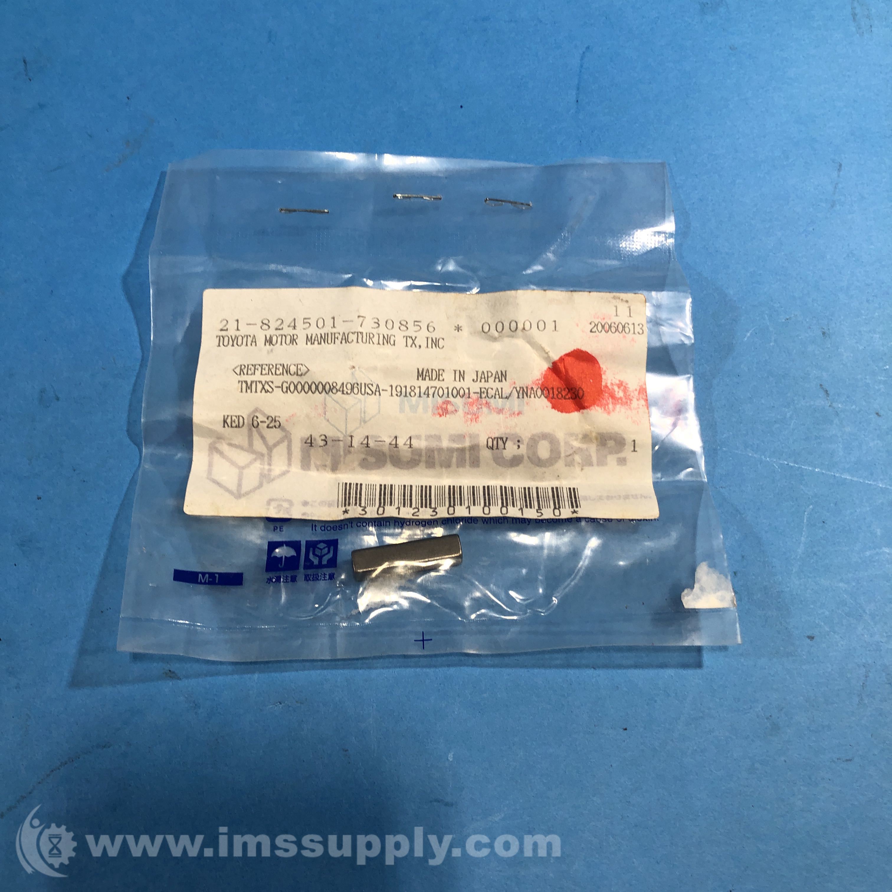 Misumi KED6-25 Parallel Key - IMS Supply