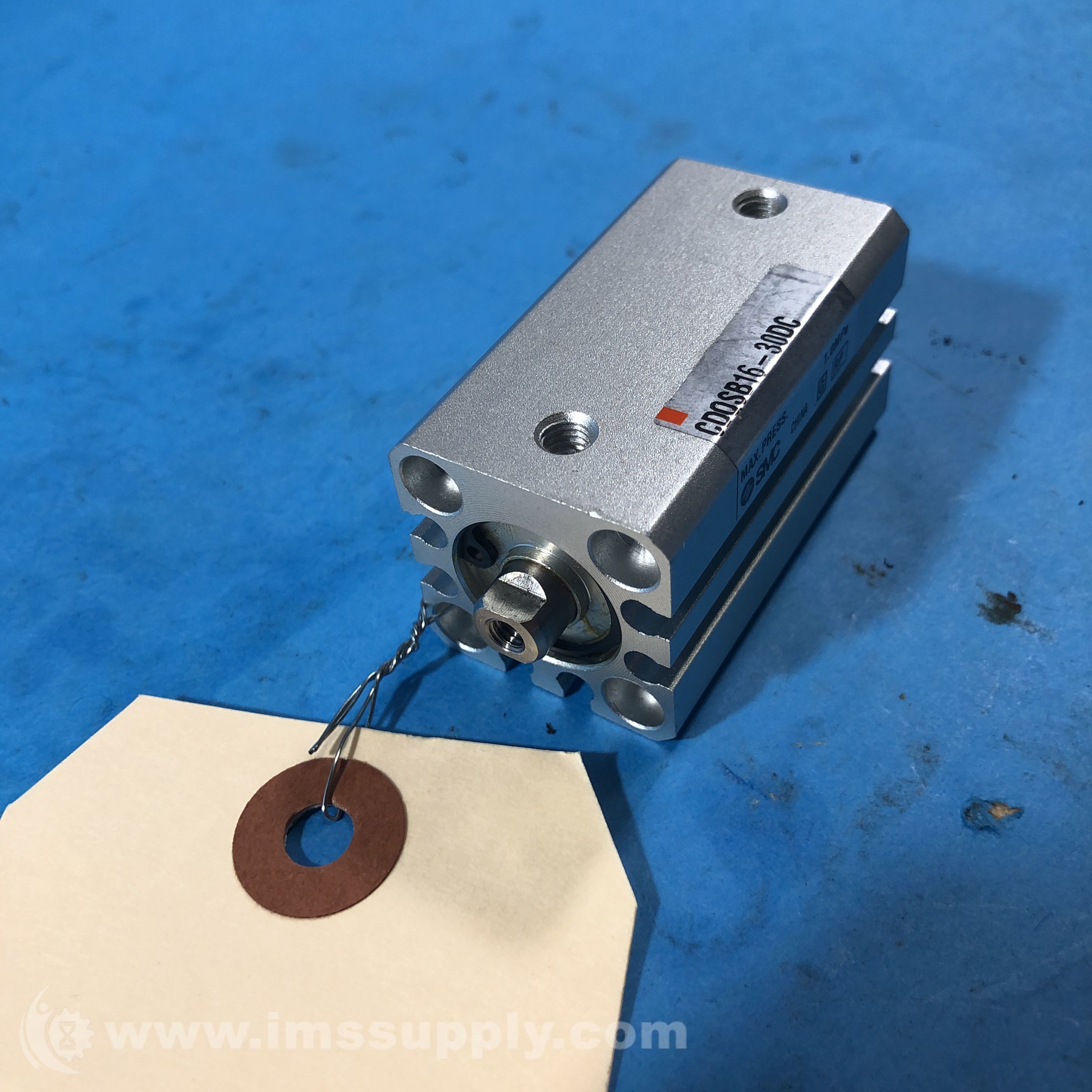 SMC Pneumatics CDQSB16-30DC Auto-Switch Compact Cylinder - IMS Supply