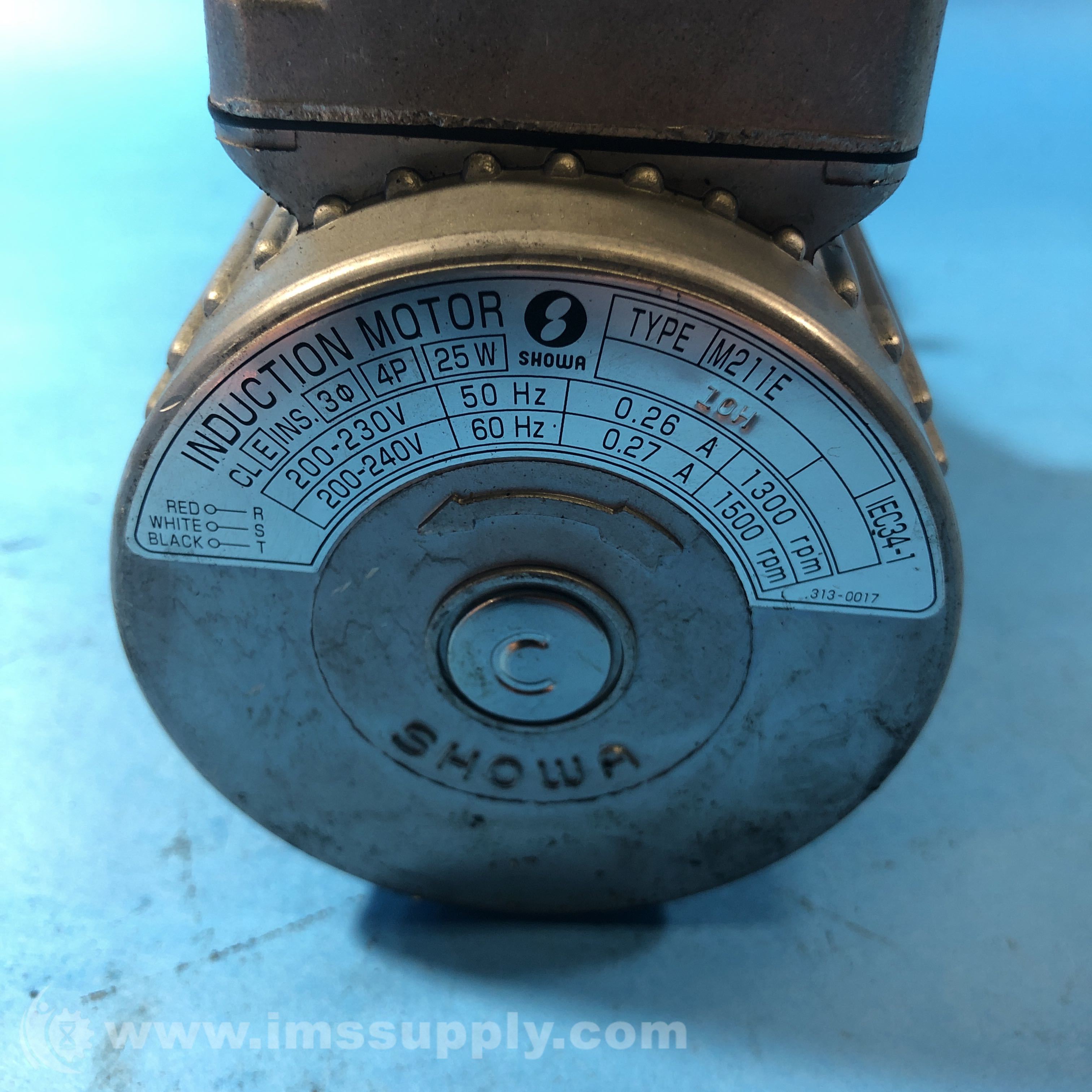 Showa M211E Induction Motor, .26-.27AMP, 50/60 Hz - IMS Supply