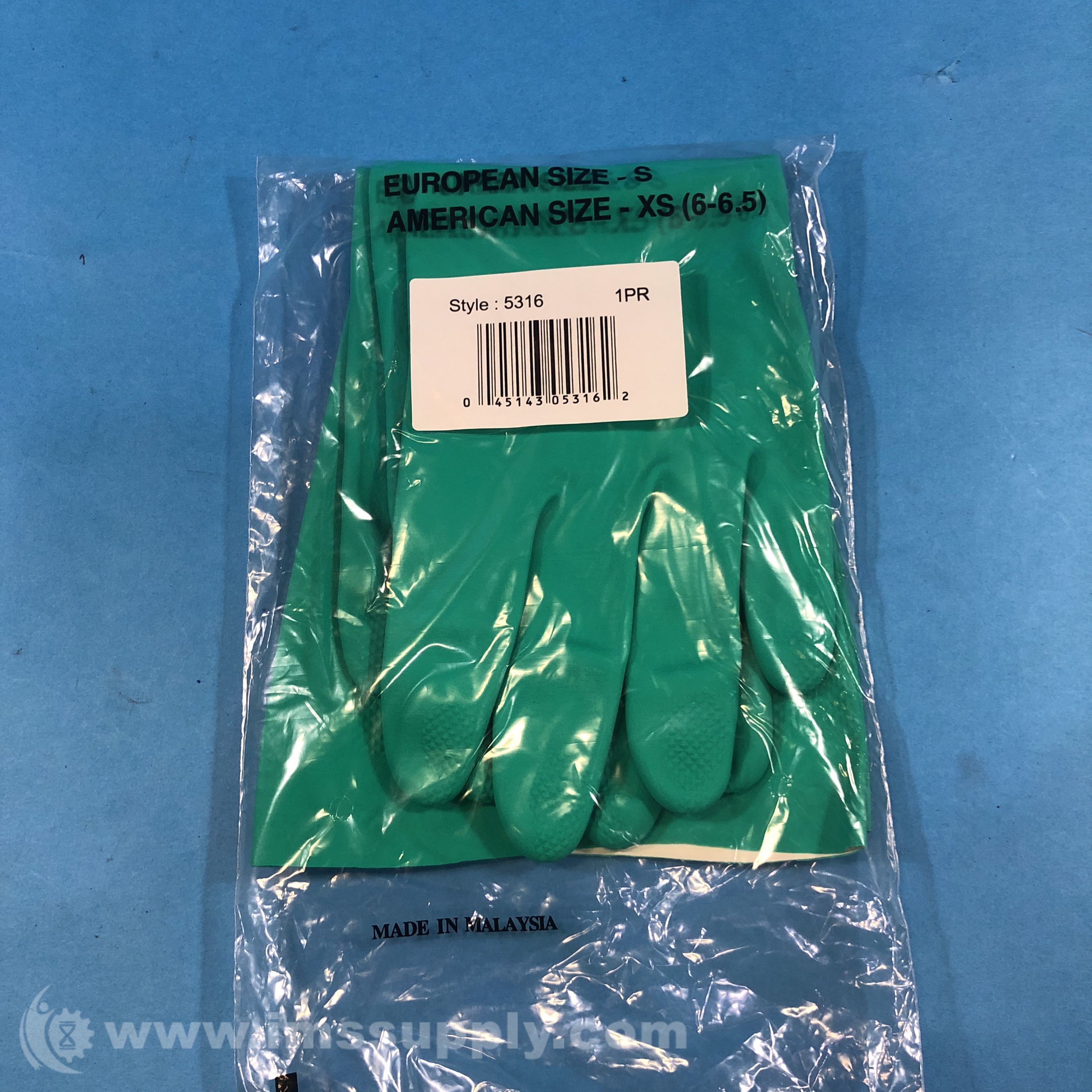 Memphis Glove Nitri-Chem Latex Work Gloves 5316 Size 6 Set of 2 - IMS ...