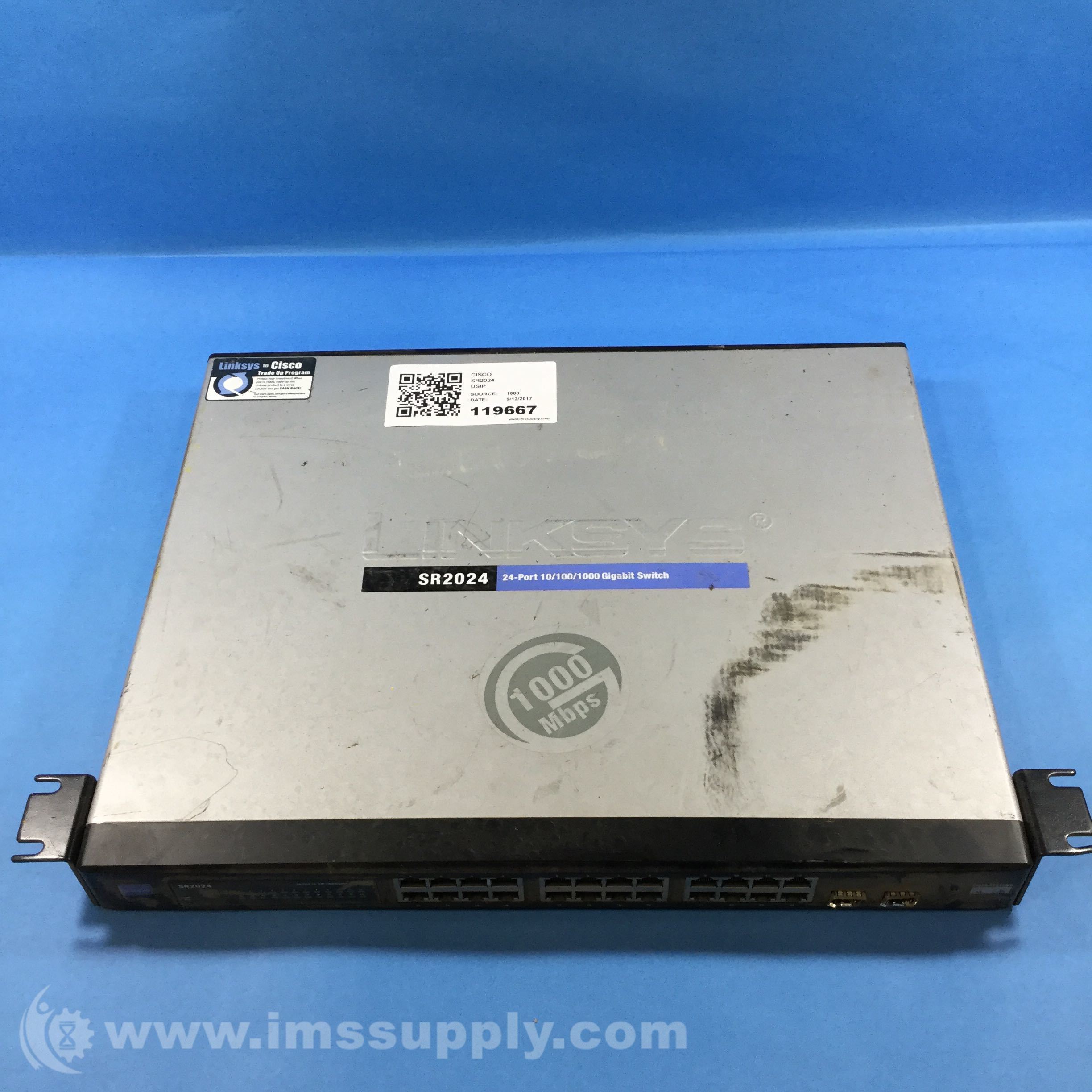 Cisco SR2024 24-Port 10/100/1000 Gigabit Ethernet Switch - IMS Supply